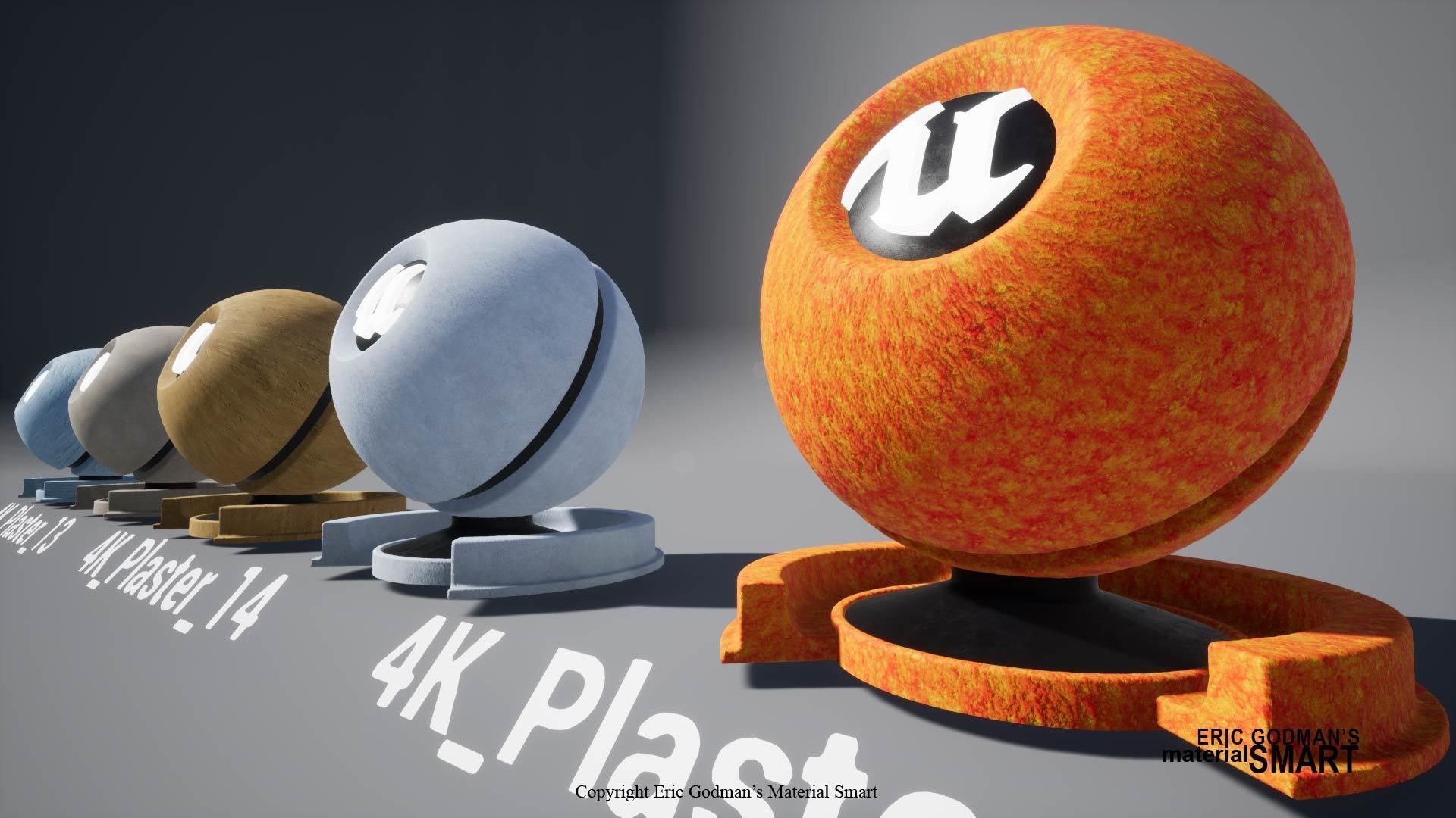 Plaster Materials 3D model | CGTrader