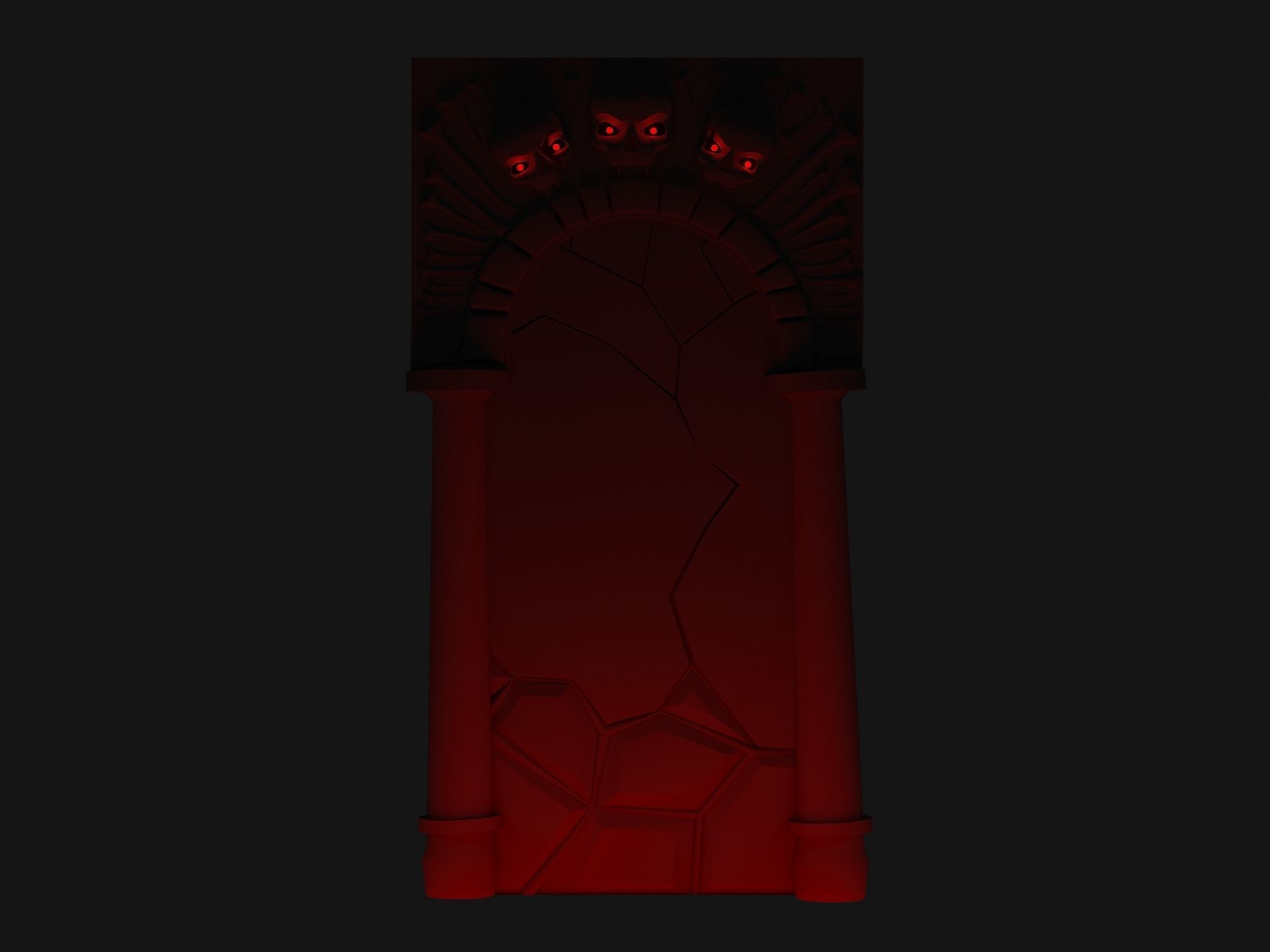 Hell wall free VR / AR / low-poly 3D model | CGTrader