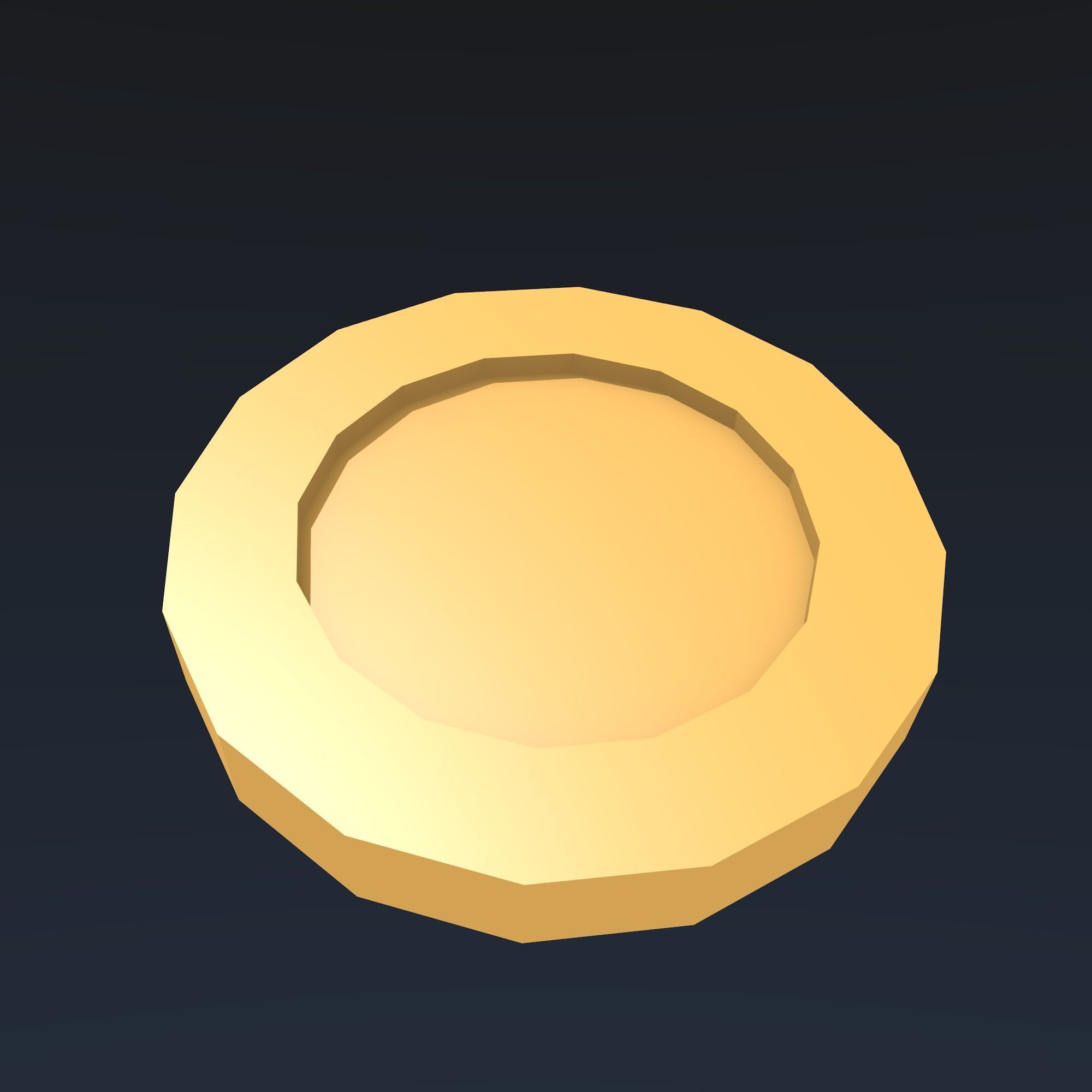 Low poly gold coin free VR / AR / low-poly 3D model | CGTrader