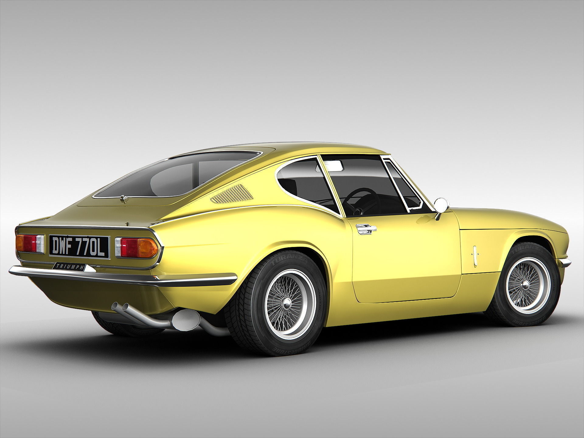 Triumph GT6 MK3 1973 3D model | CGTrader