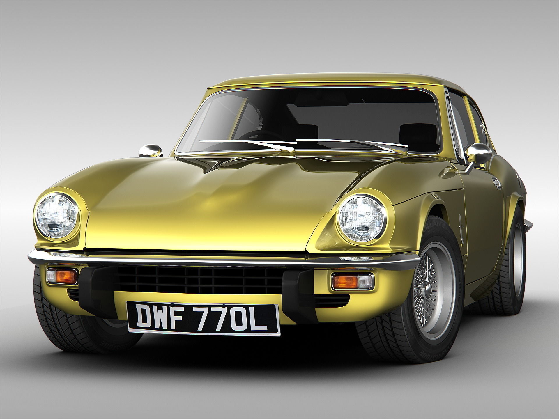 Triumph GT6 MK3 1973 3D model | CGTrader