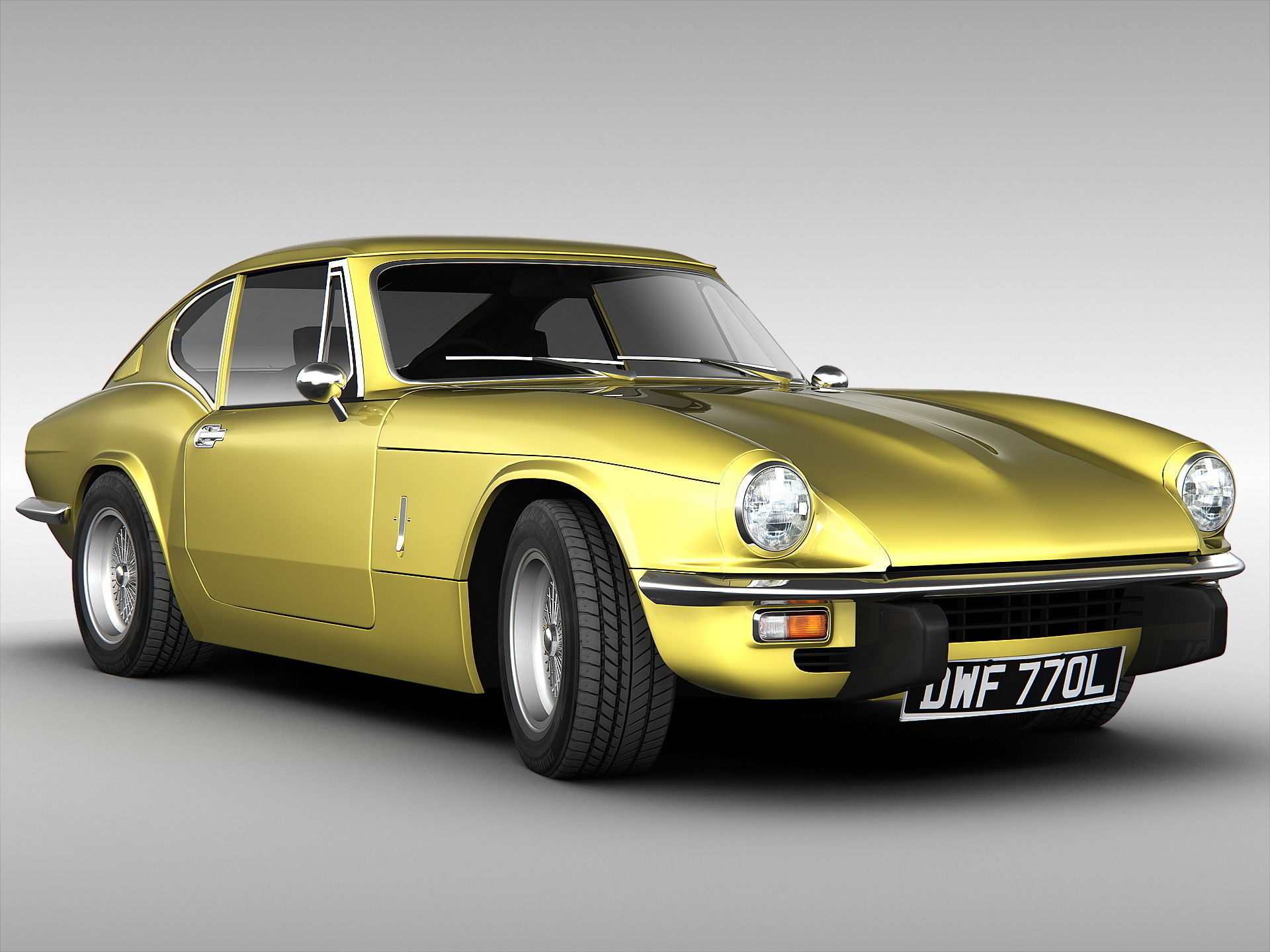 Triumph GT6 MK3 1973 3D model | CGTrader