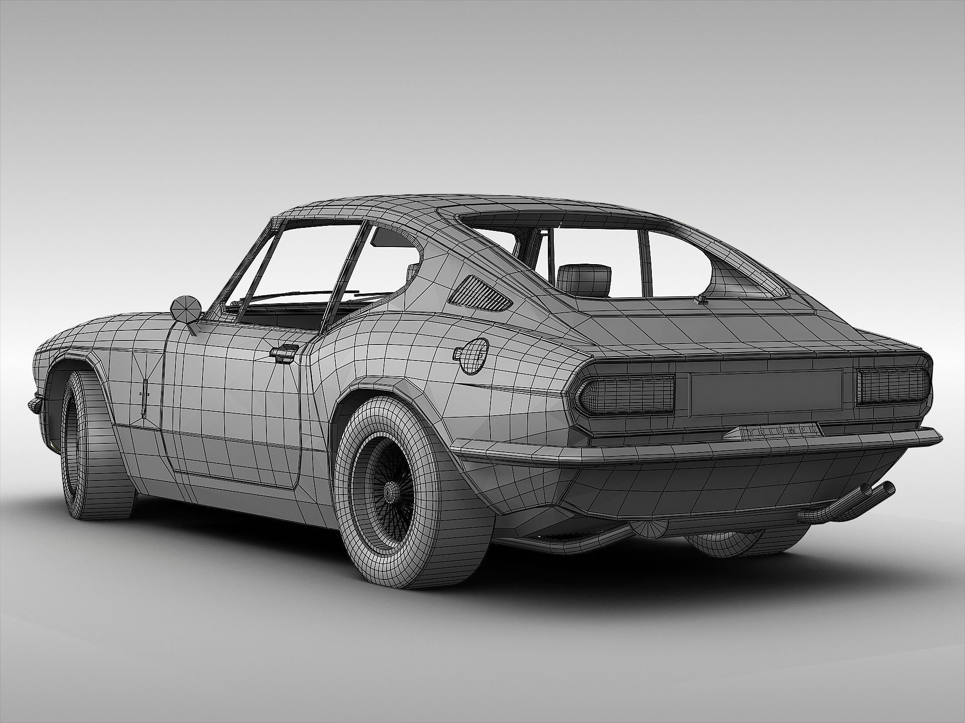 Triumph GT6 MK3 1973 3D model | CGTrader