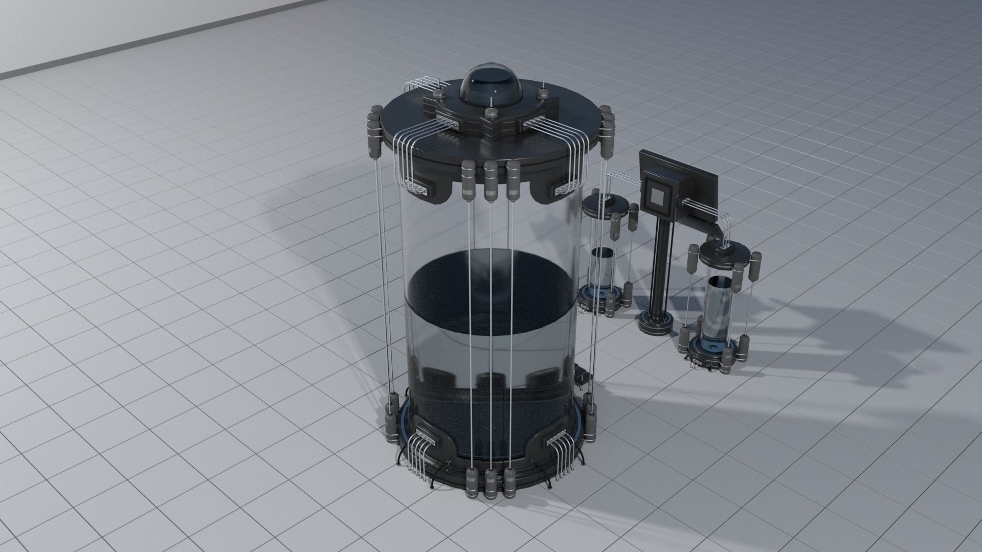 Laboratory containment vessel 3D model | CGTrader