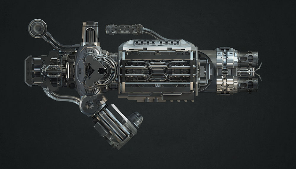 Tech Heavy Pro Kit - 400 plus 2d and 3d Elements 3D model | CGTrader