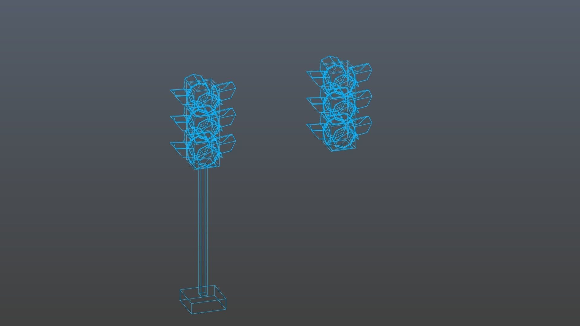 3D model Low poly traffic lights VR / AR / low-poly | CGTrader