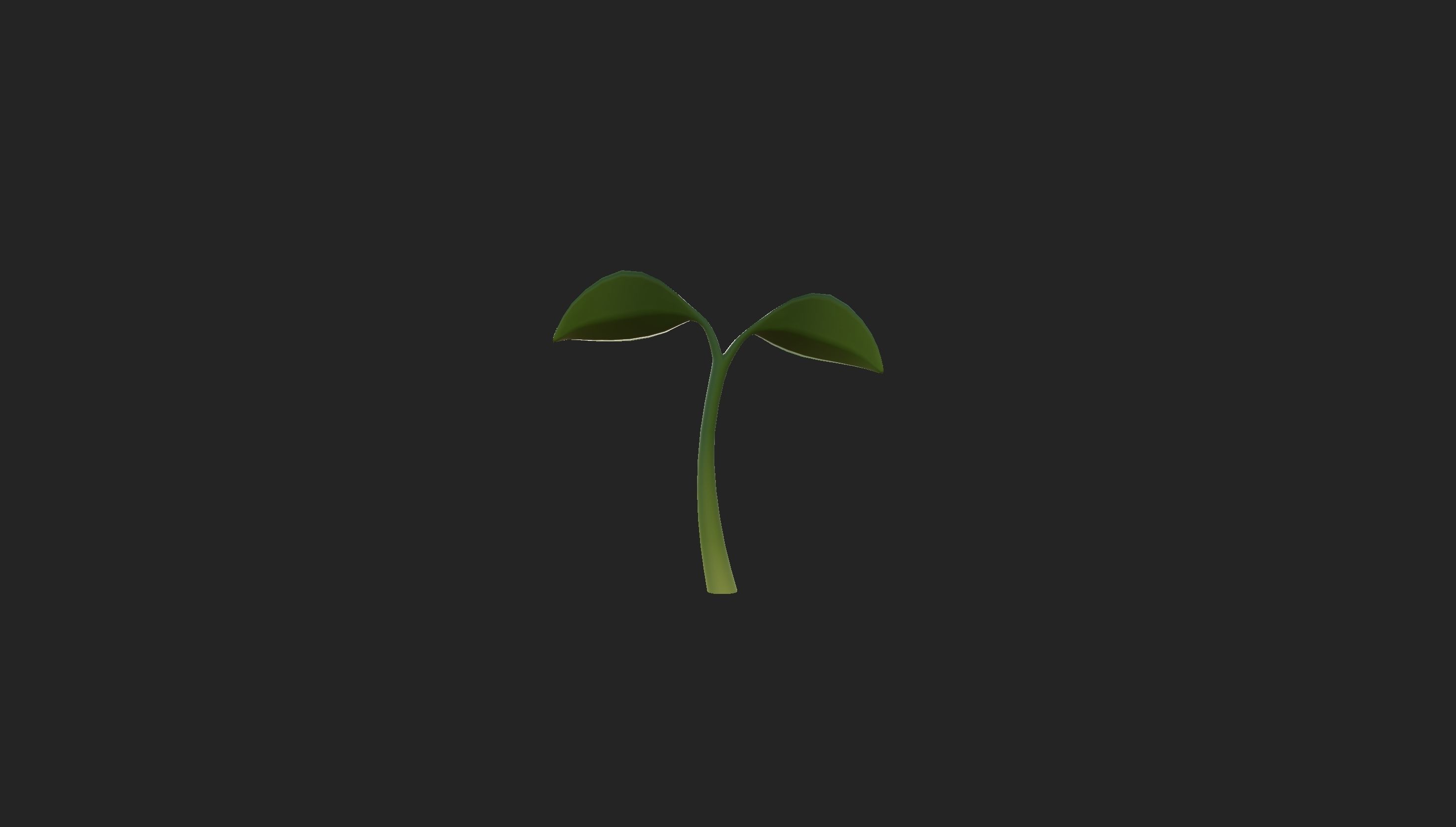 3D model Plant Sprout VR / AR / low-poly | CGTrader