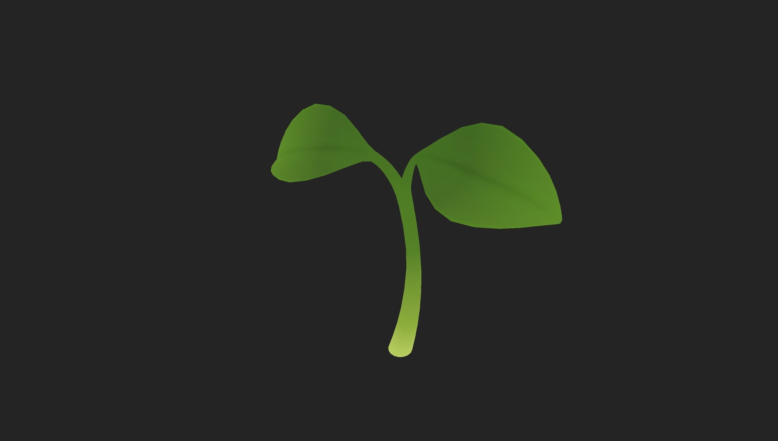 3D model Plant Sprout VR / AR / low-poly | CGTrader