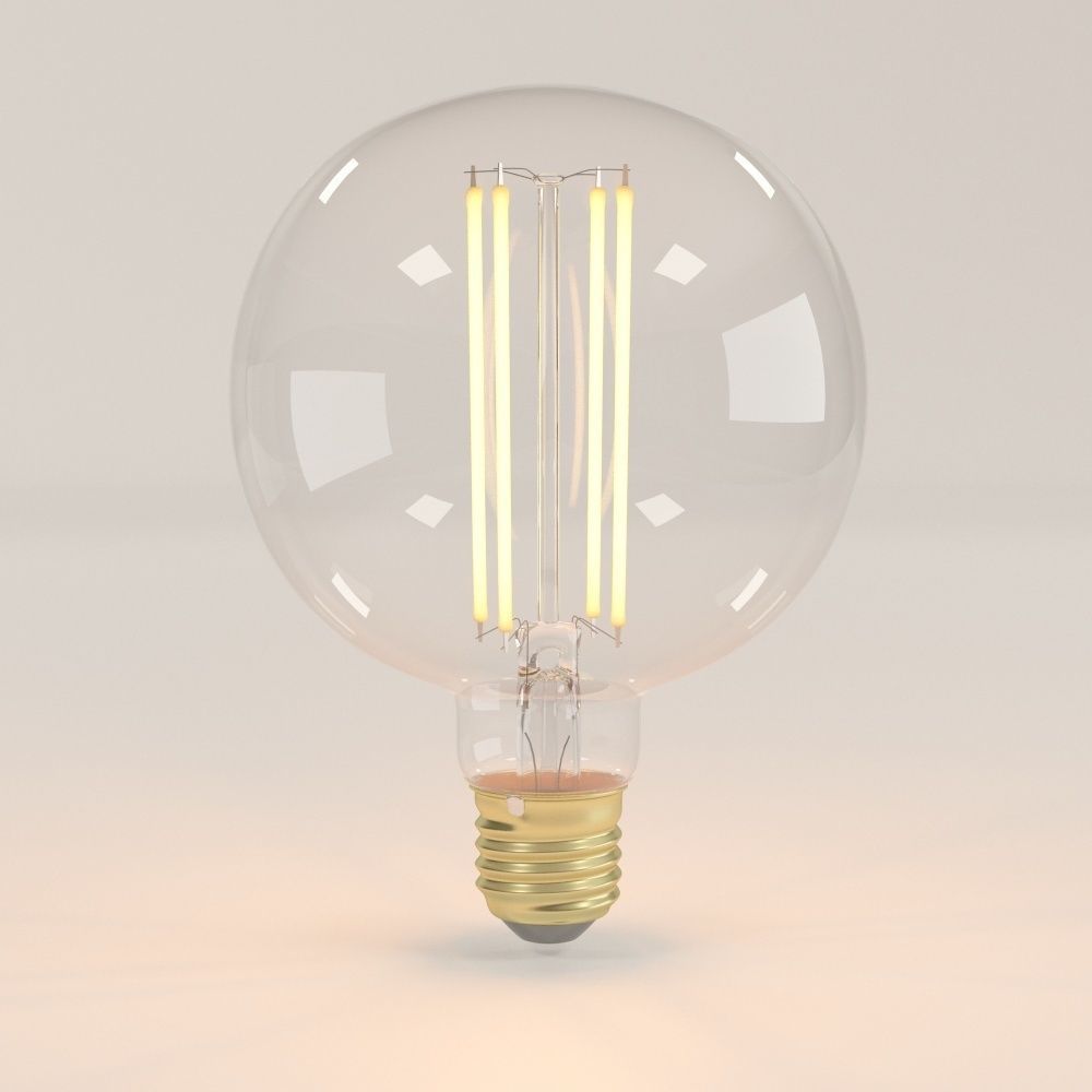 Decorative Edison LED Bulb Globe 3D model | CGTrader