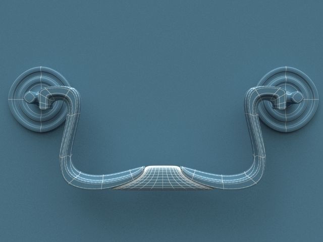 Classic Drawer Handle 3D model | CGTrader