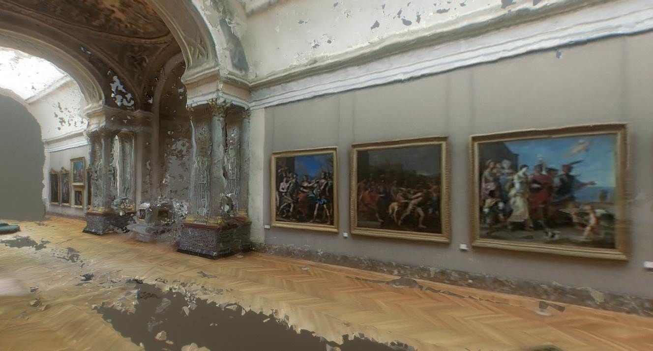 Louvre museum Paris interior 3D model | CGTrader