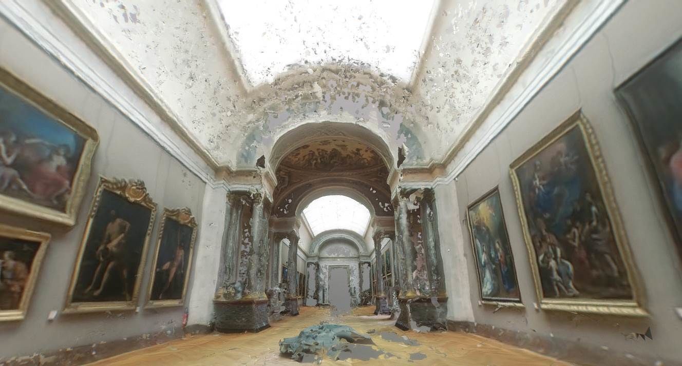 Louvre museum Paris interior 3D model | CGTrader
