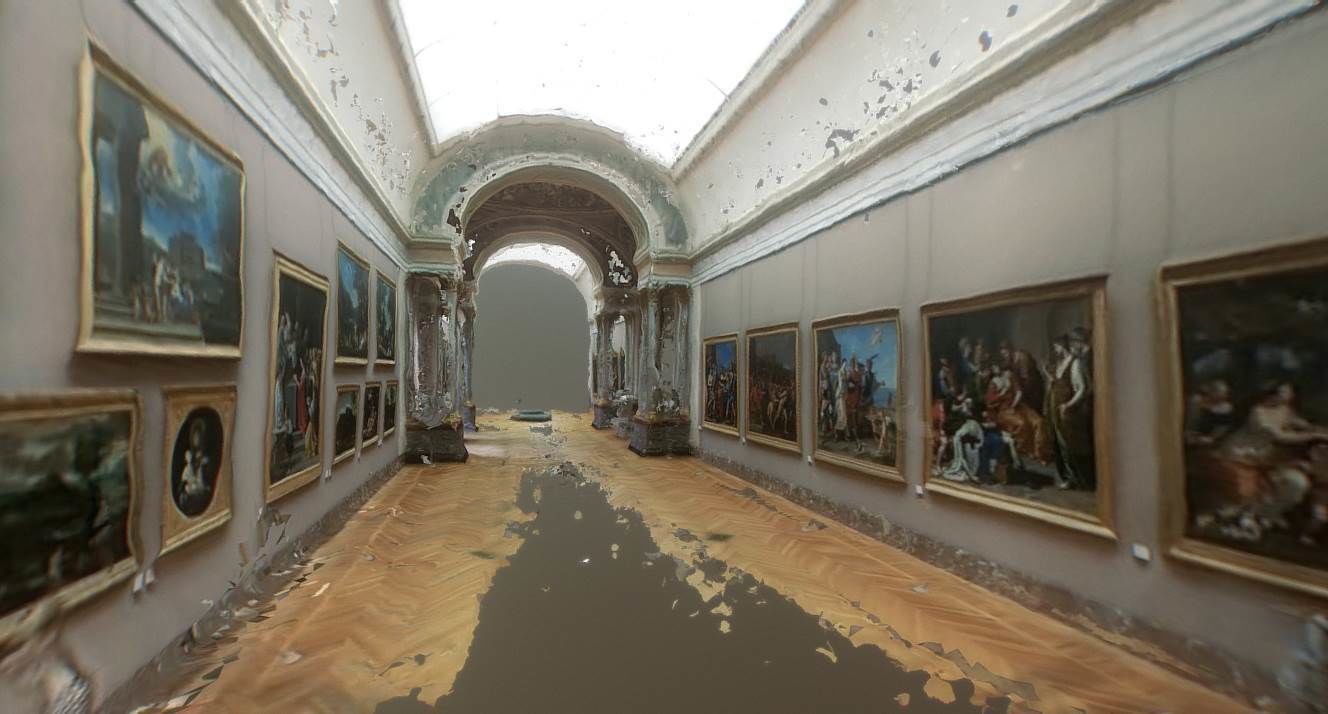 Louvre museum Paris interior 3D model | CGTrader