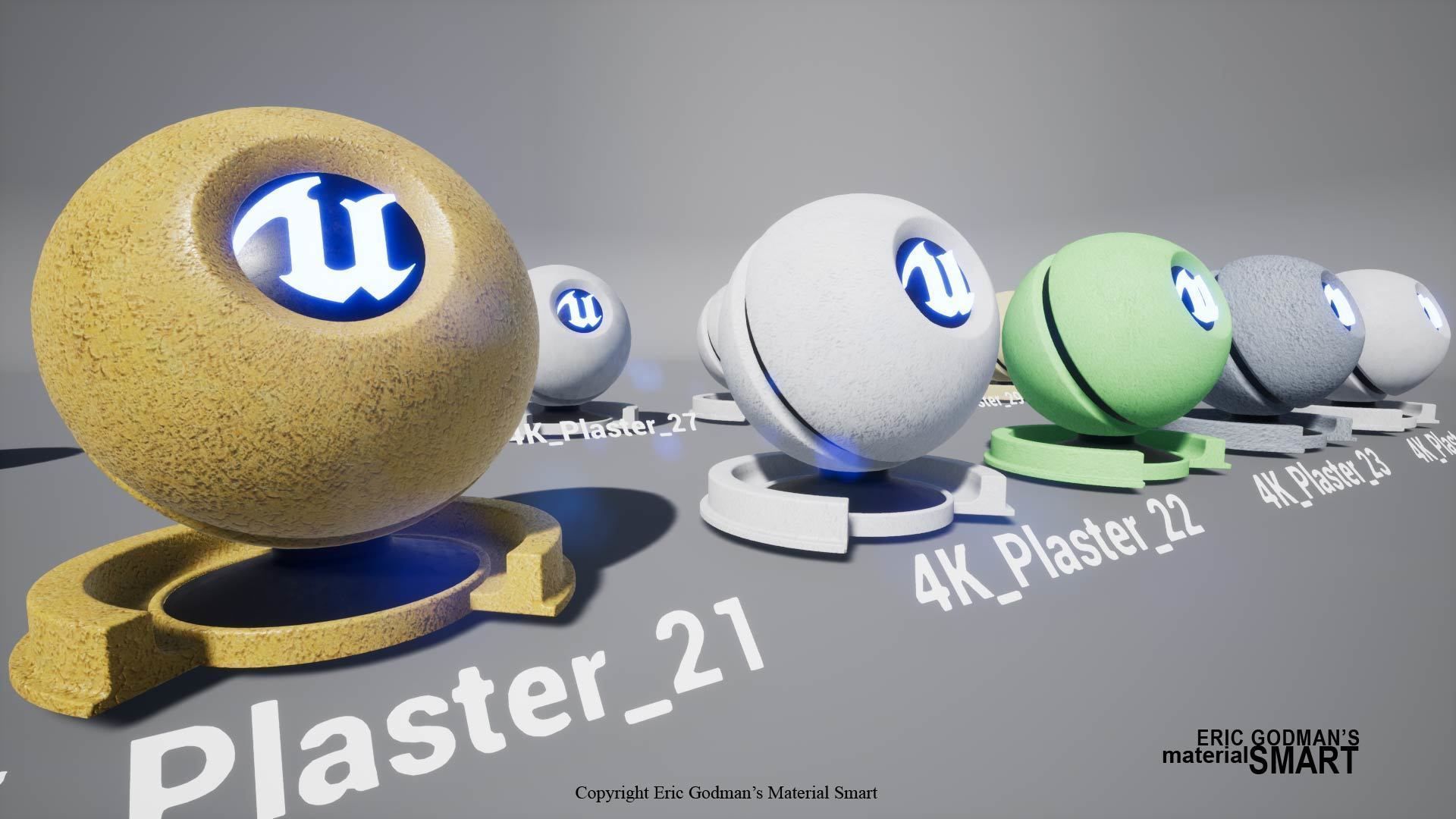 Optimized Plaster Materials 3D model | CGTrader