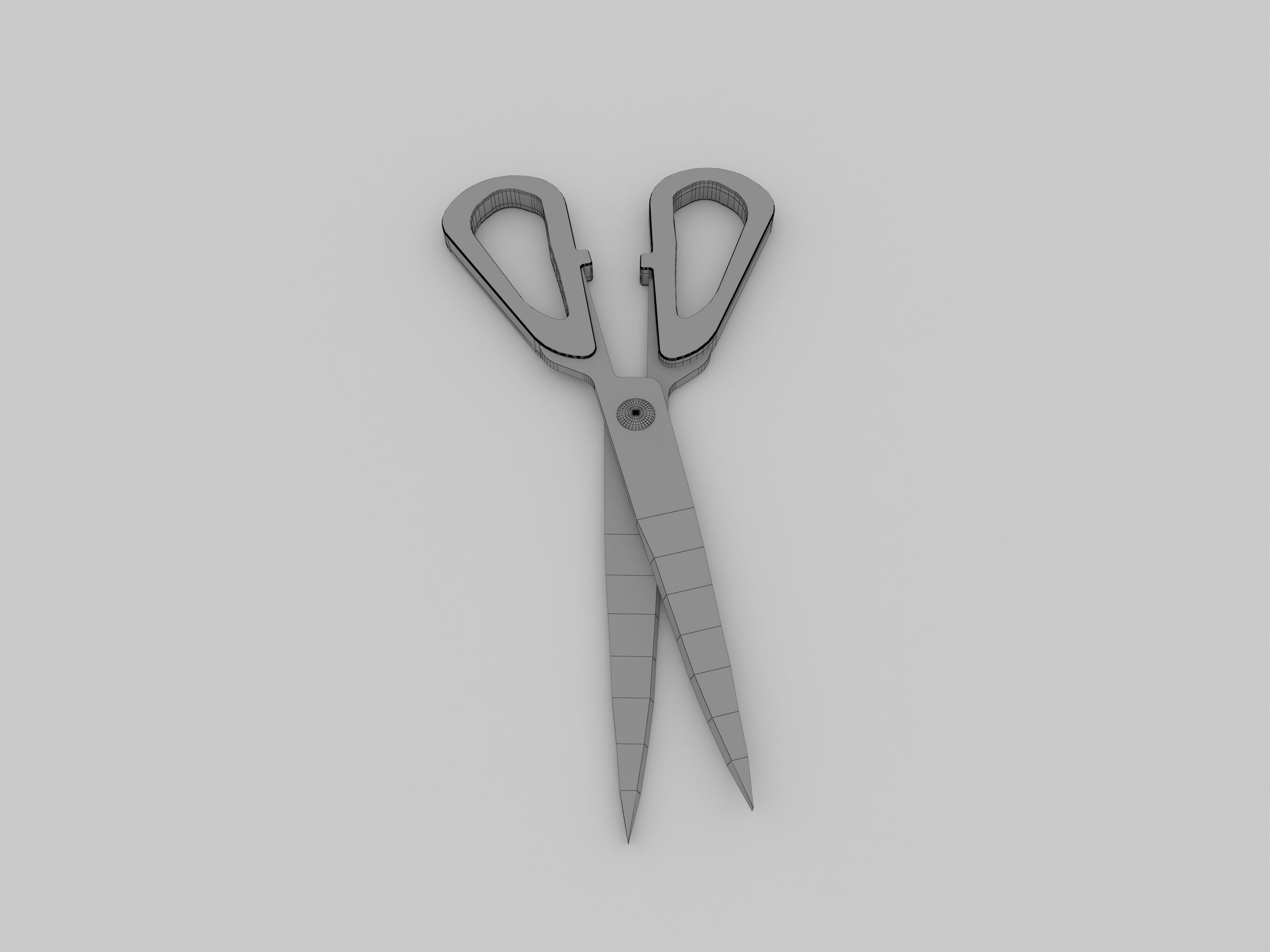scissors pair of 3D model 3D printable | CGTrader