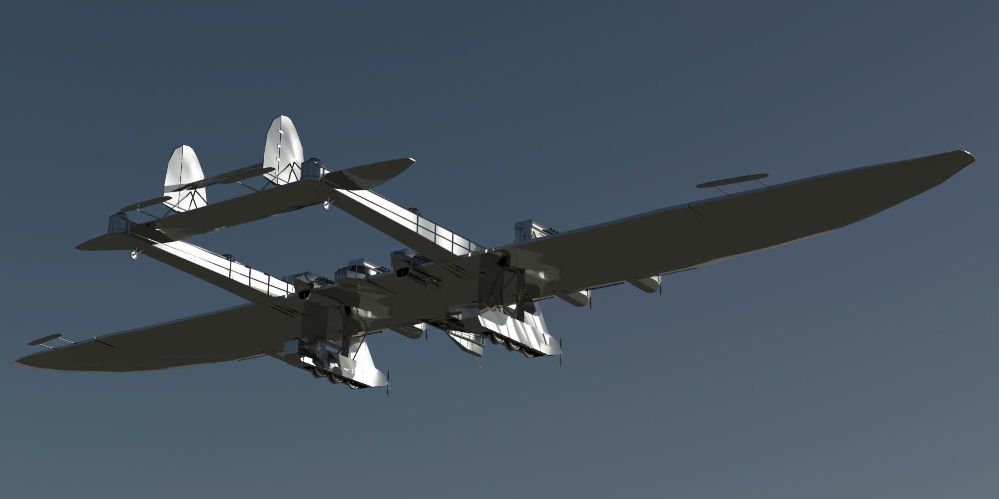 Kalinin K-7 Airplane 3D model | CGTrader