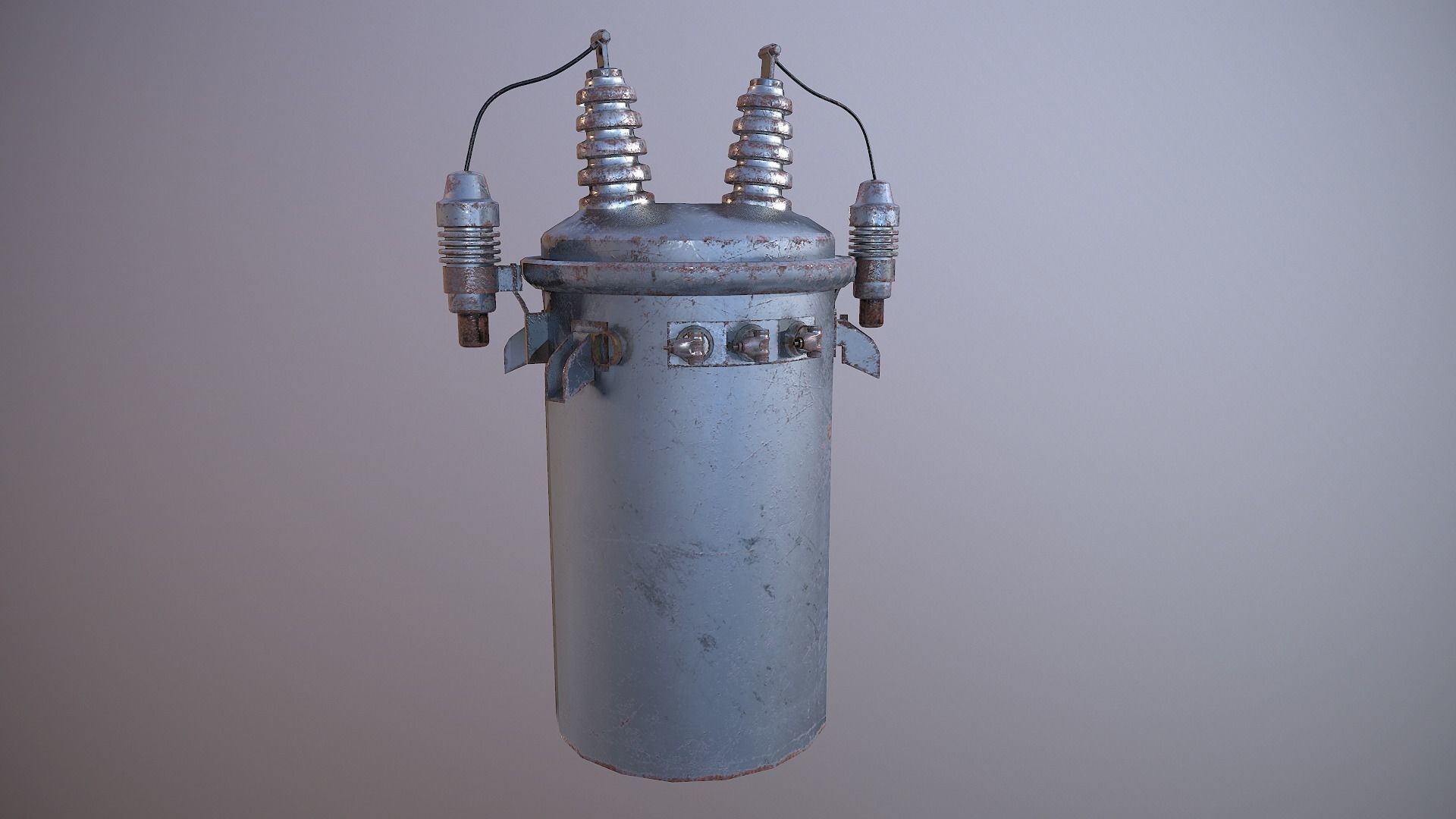 3D model Transistor - 4K PBR Game Ready metal transformer VR / AR / low ...