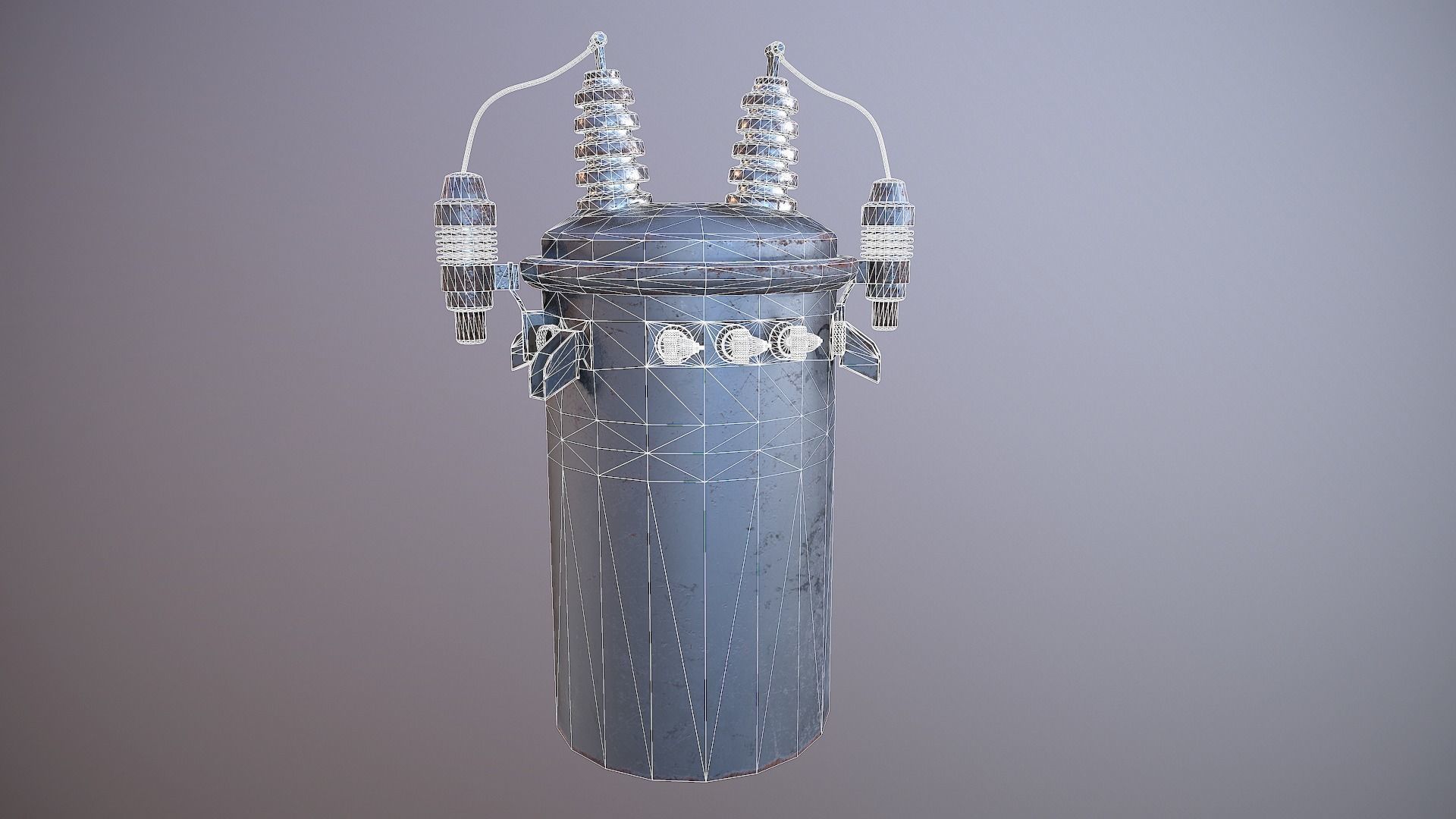 3D model Transistor - 4K PBR Game Ready metal transformer VR / AR / low ...