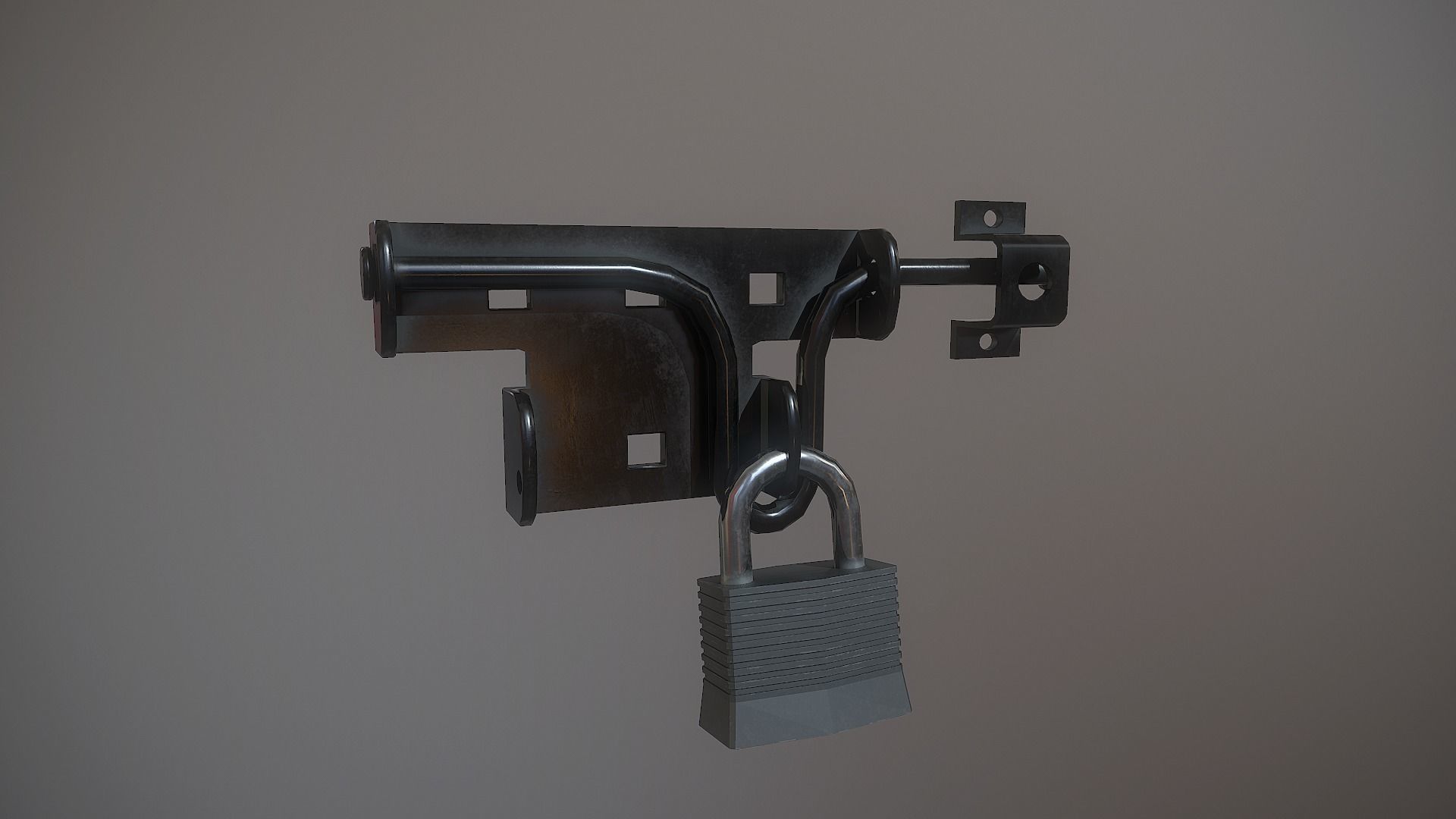 3D model Lock and Padlock - 4K PBR Game Ready VR / AR / low-poly | CGTrader