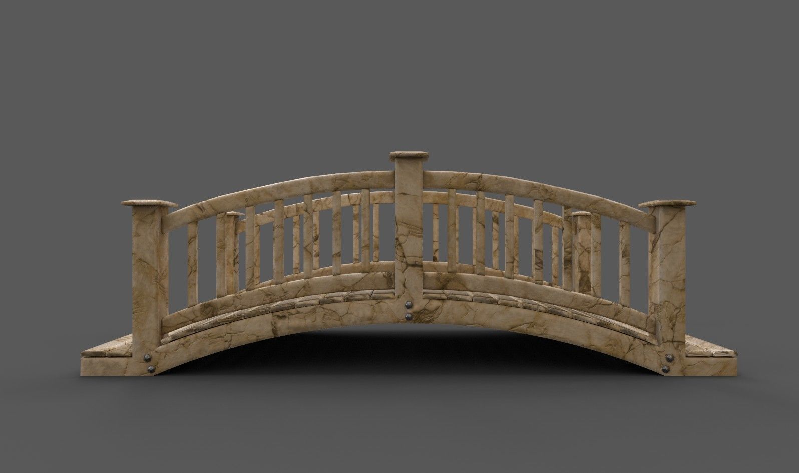 3D model Marble bridge VR / AR / low-poly | CGTrader