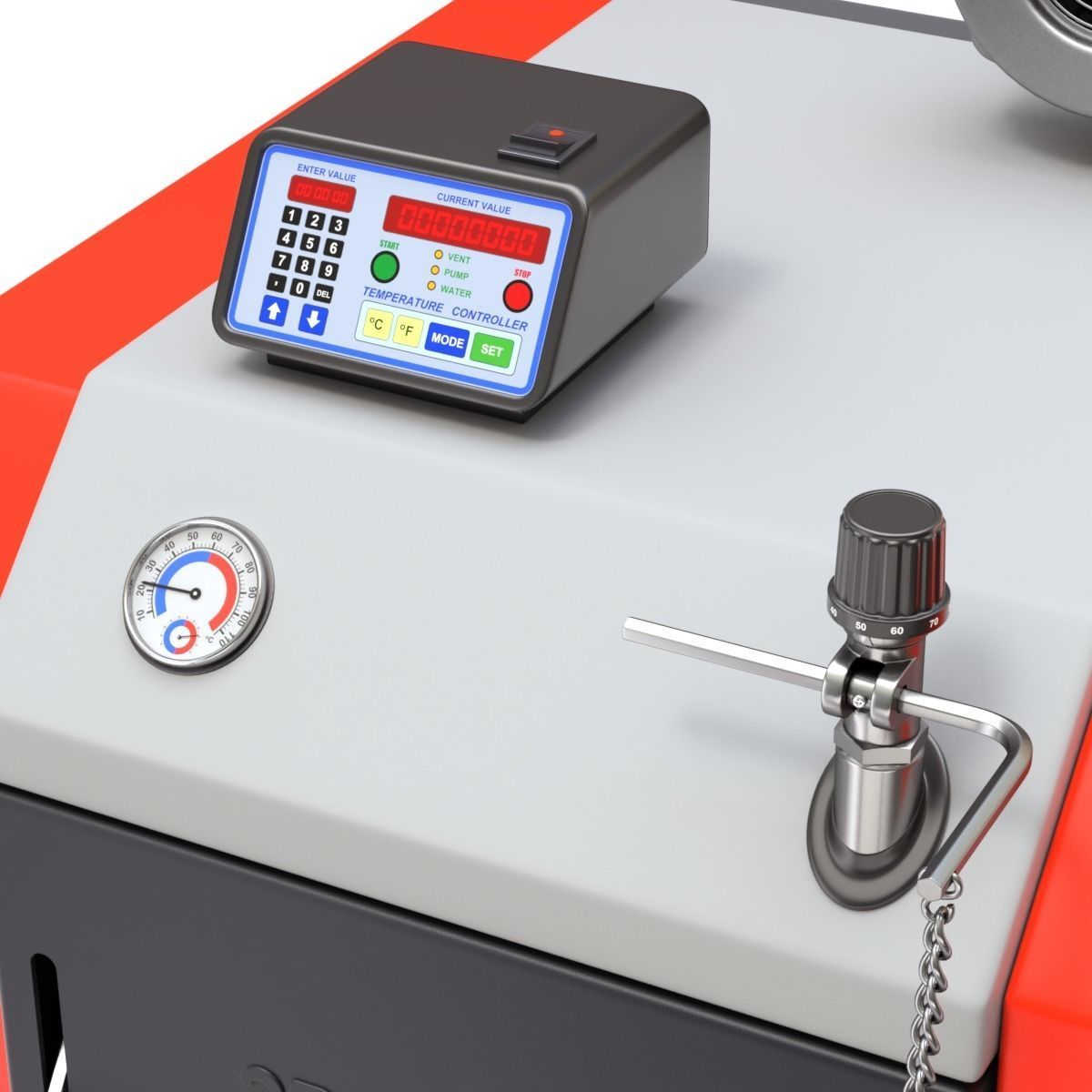 Solid Fuel Burning Boiler 3D model | CGTrader