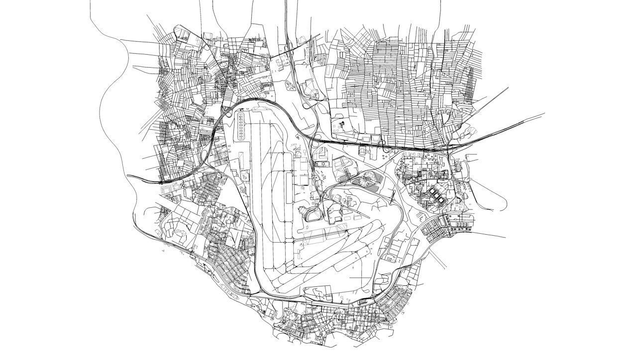 Istanbul Ataturk TAV Airport Roads Buildings and Public Trans 3D model ...