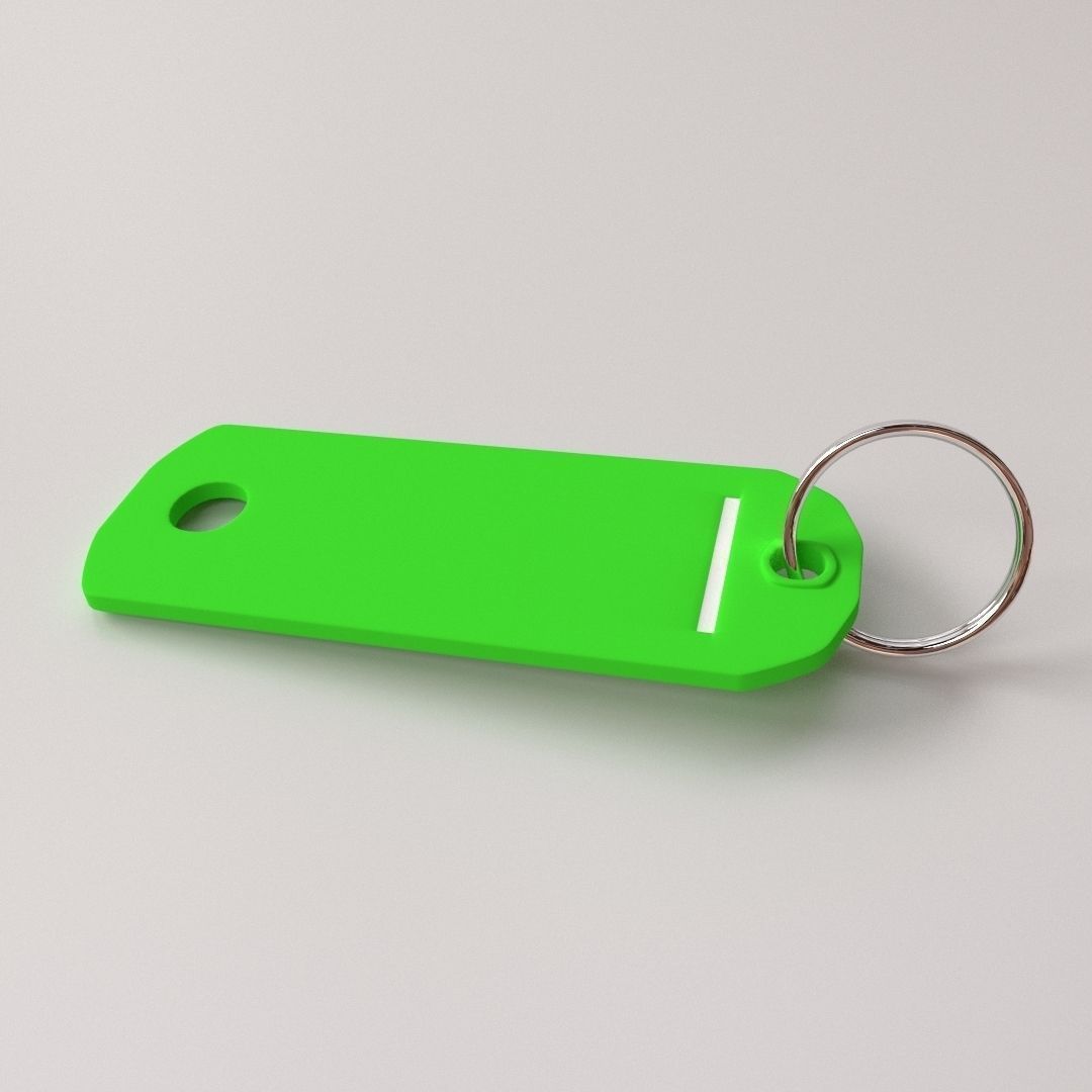 Key Tag 3D model | CGTrader