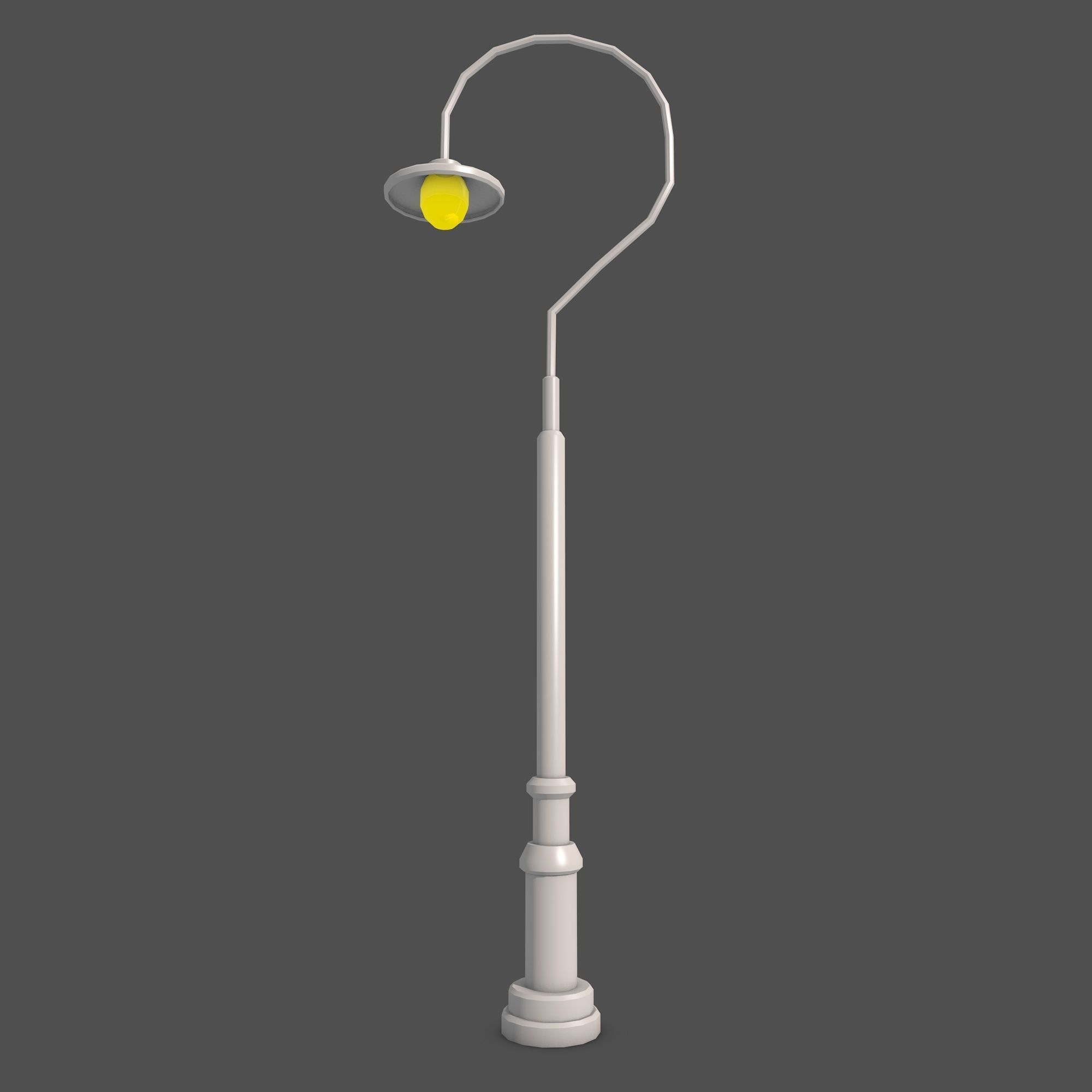 Street Lamp Low Poly 3D model | CGTrader