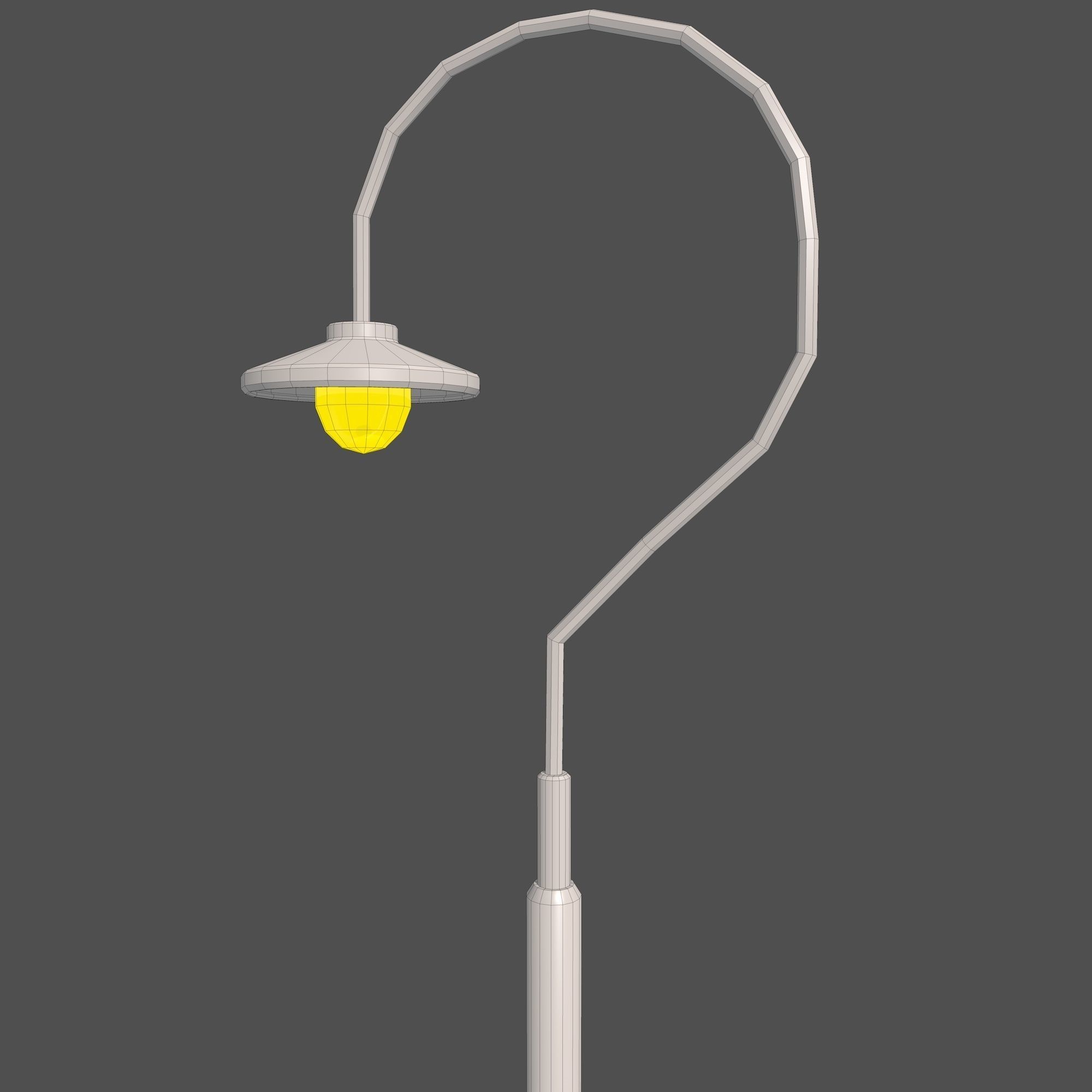 Street Lamp Low Poly 3D model | CGTrader