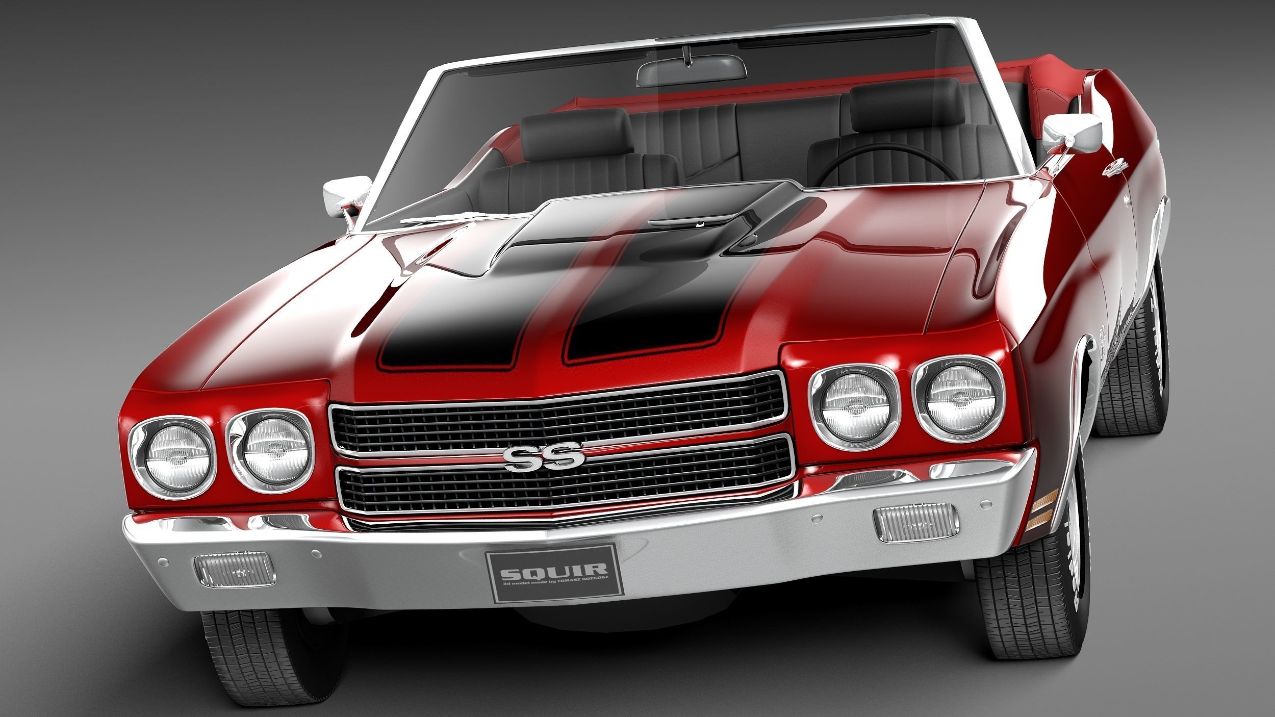 Chevrolet Chevelle SS Convertible 1970 3D model | CGTrader