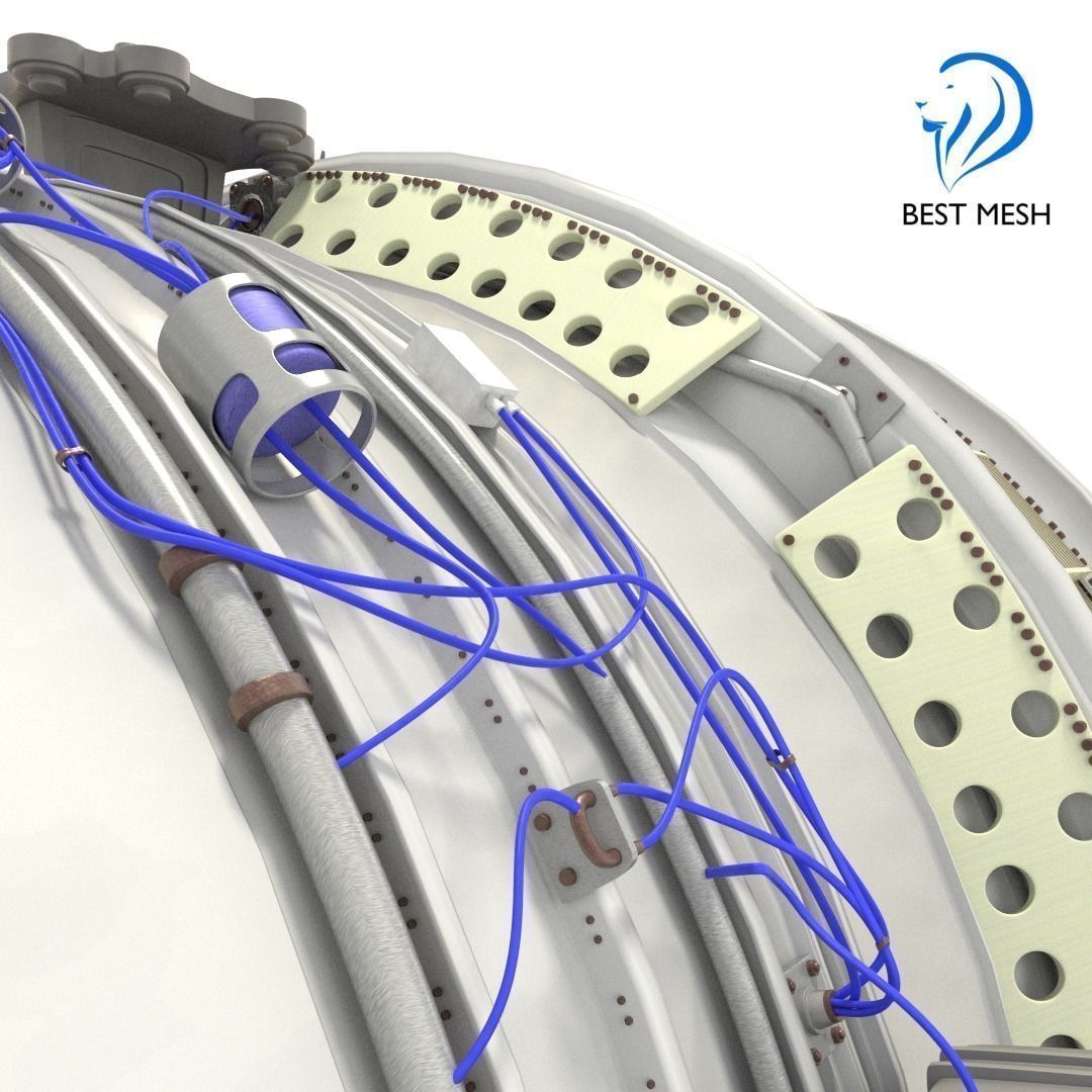 D-18T turbofan engine 3D model | CGTrader