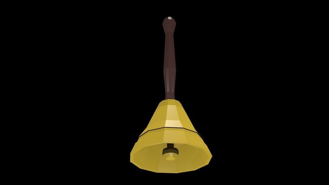 3D model Low poly captains bell VR / AR / low-poly | CGTrader