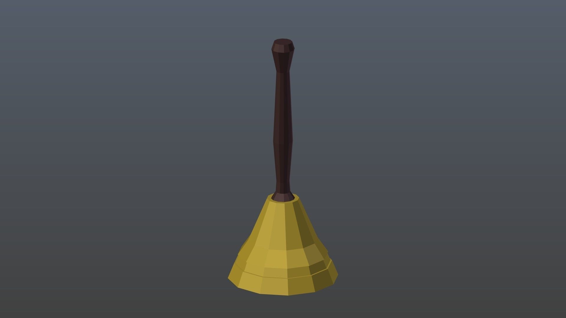 3D model Low poly captains bell VR / AR / low-poly | CGTrader
