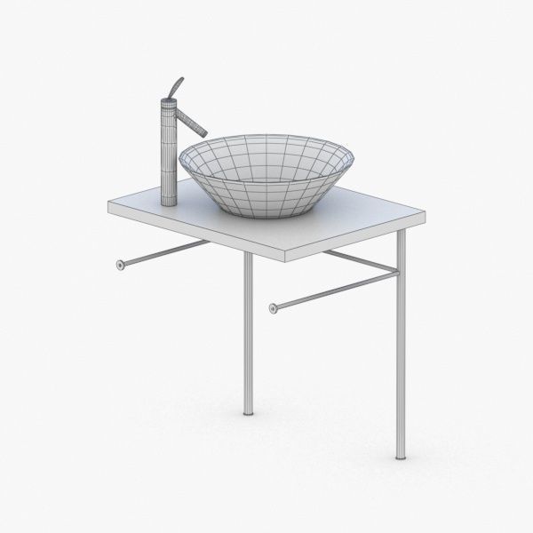 3D model 1589 - Sink VR / AR / low-poly | CGTrader