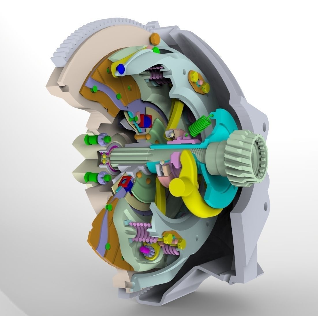 Clutch gearbox 3D model | CGTrader