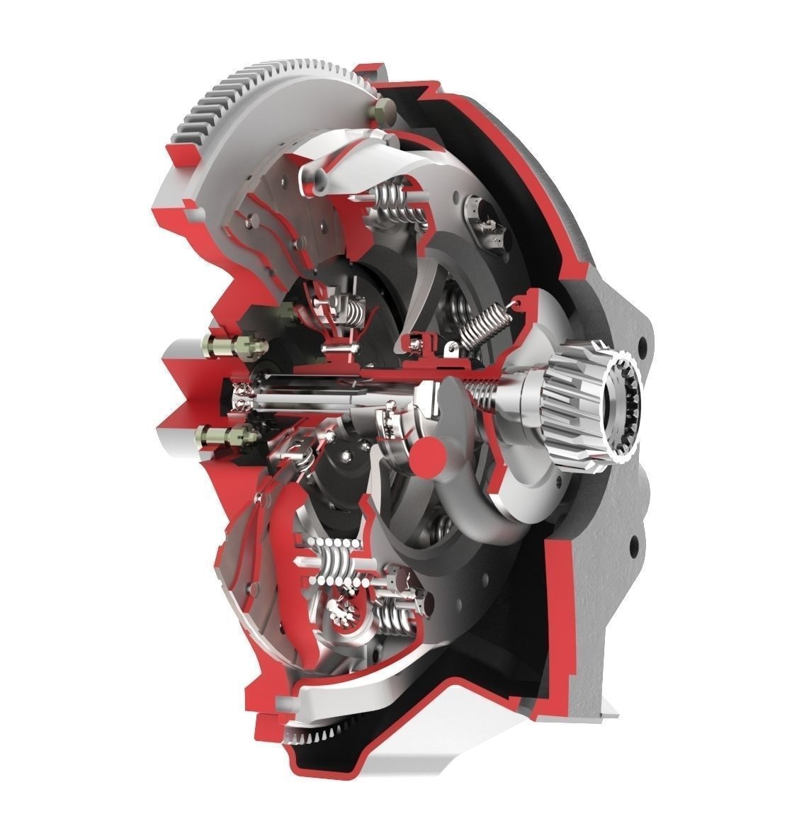 Clutch gearbox 3D model | CGTrader