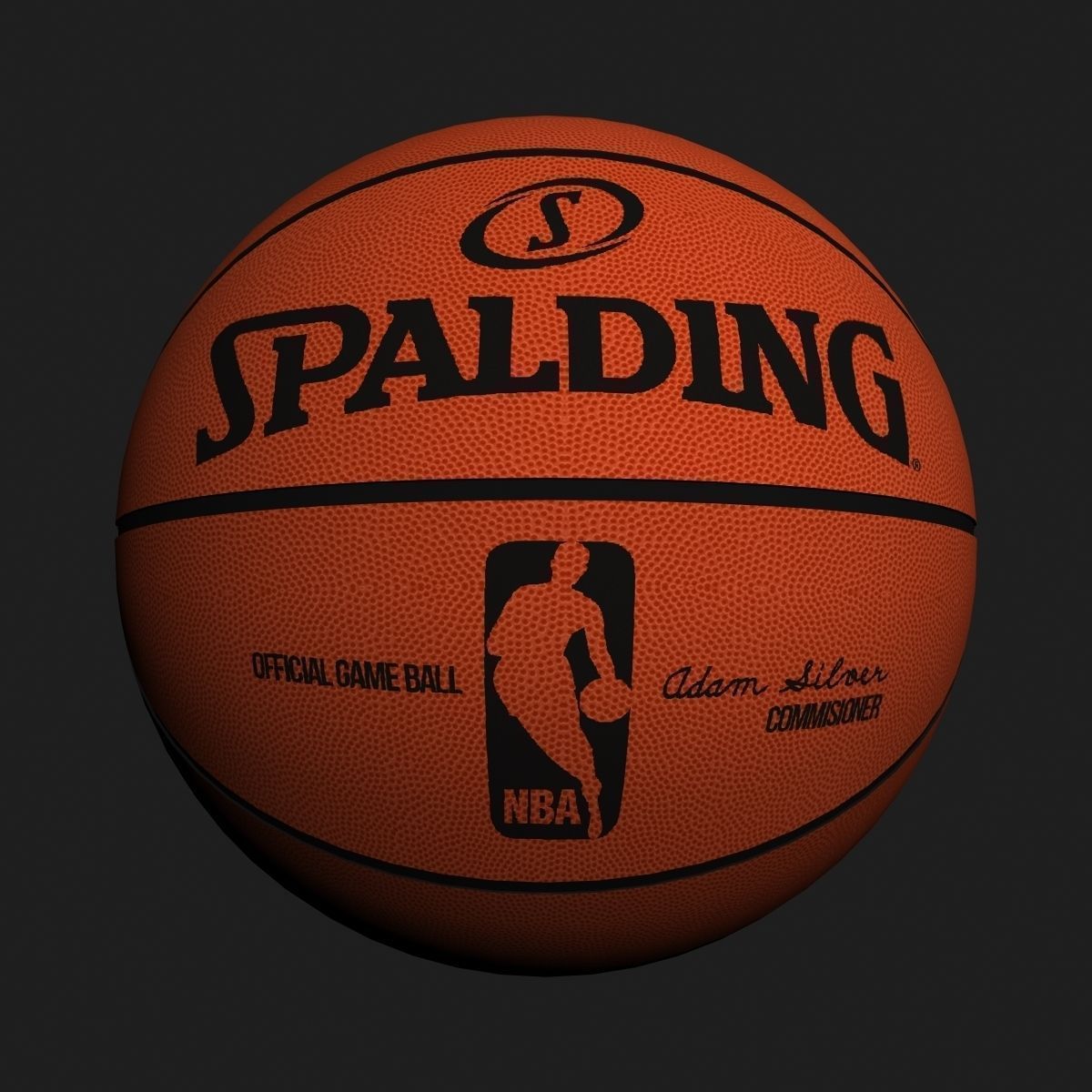 Official NBA Basket Ball 3D Model MAX OBJ 3DS FBX MA MB BLEND ...