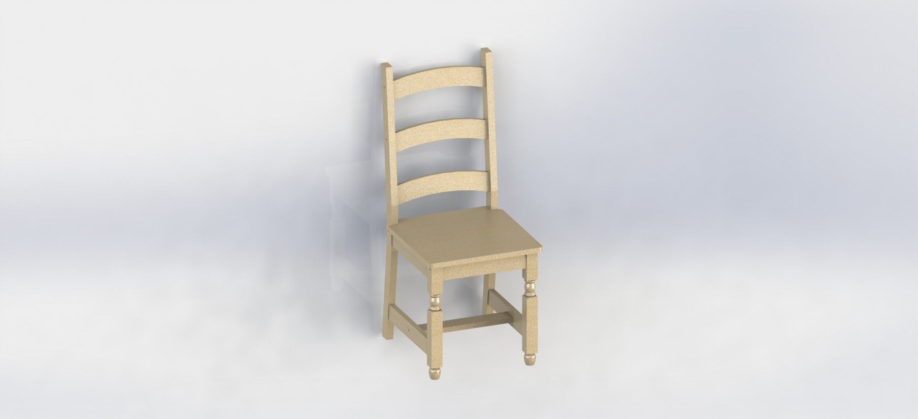 rustic chair 3D model | CGTrader