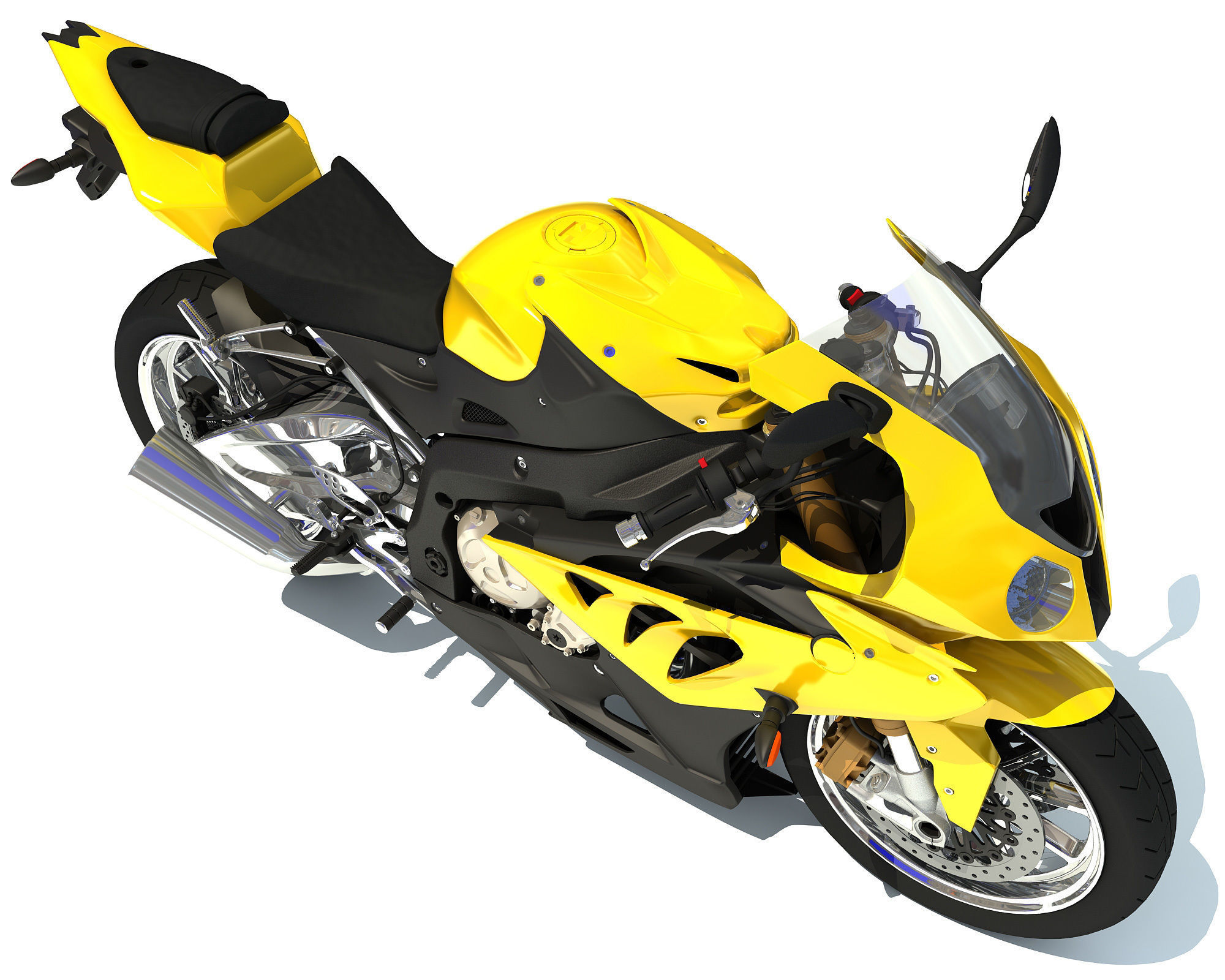 Generic Sport Bike 3D model | CGTrader