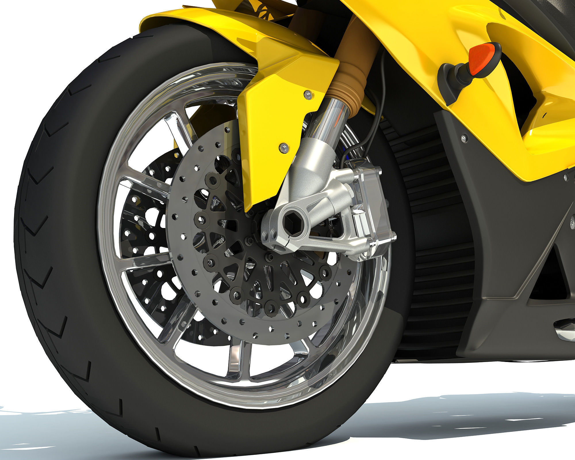 Generic Sport Bike 3D model | CGTrader