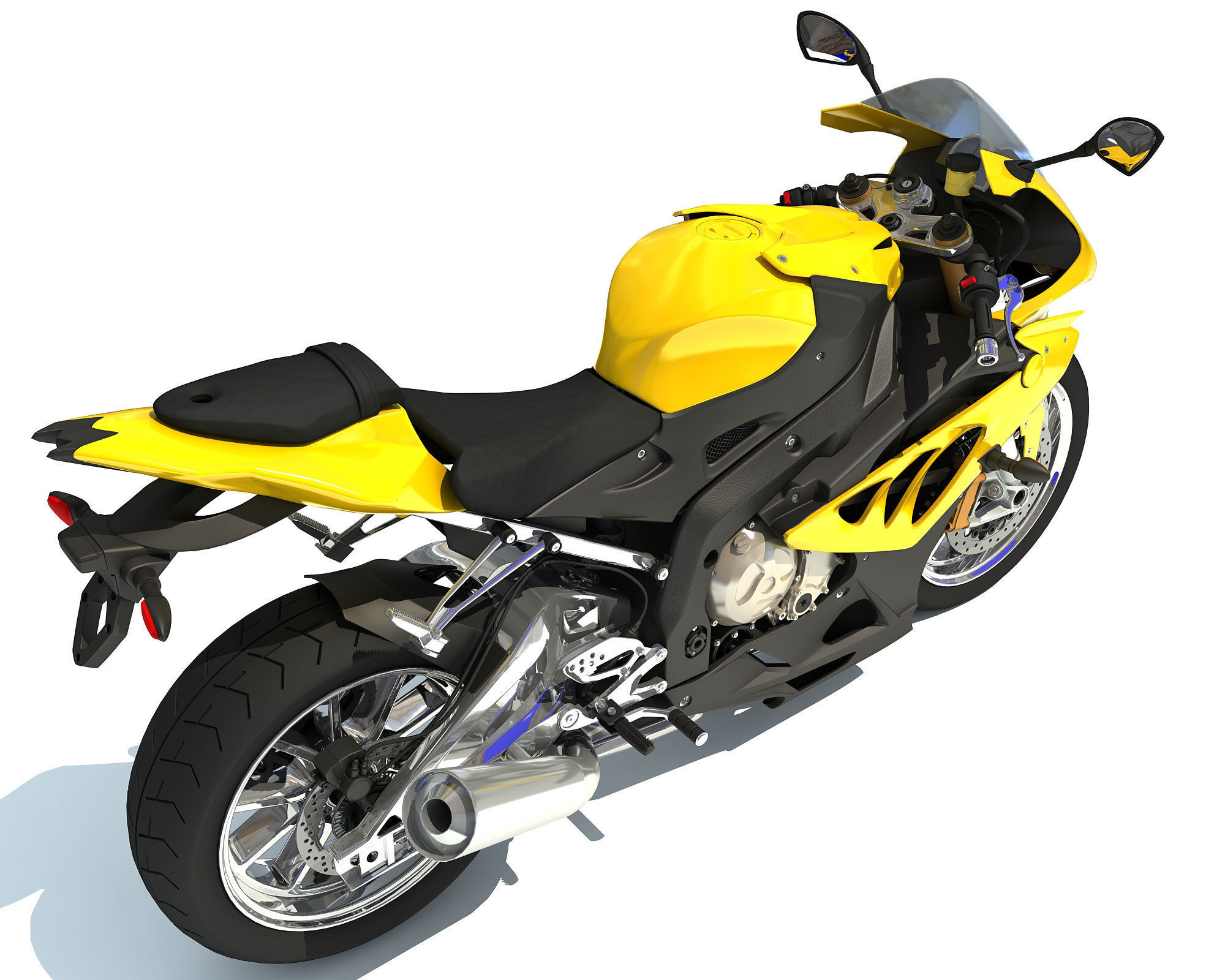 Generic Sport Bike 3D model | CGTrader