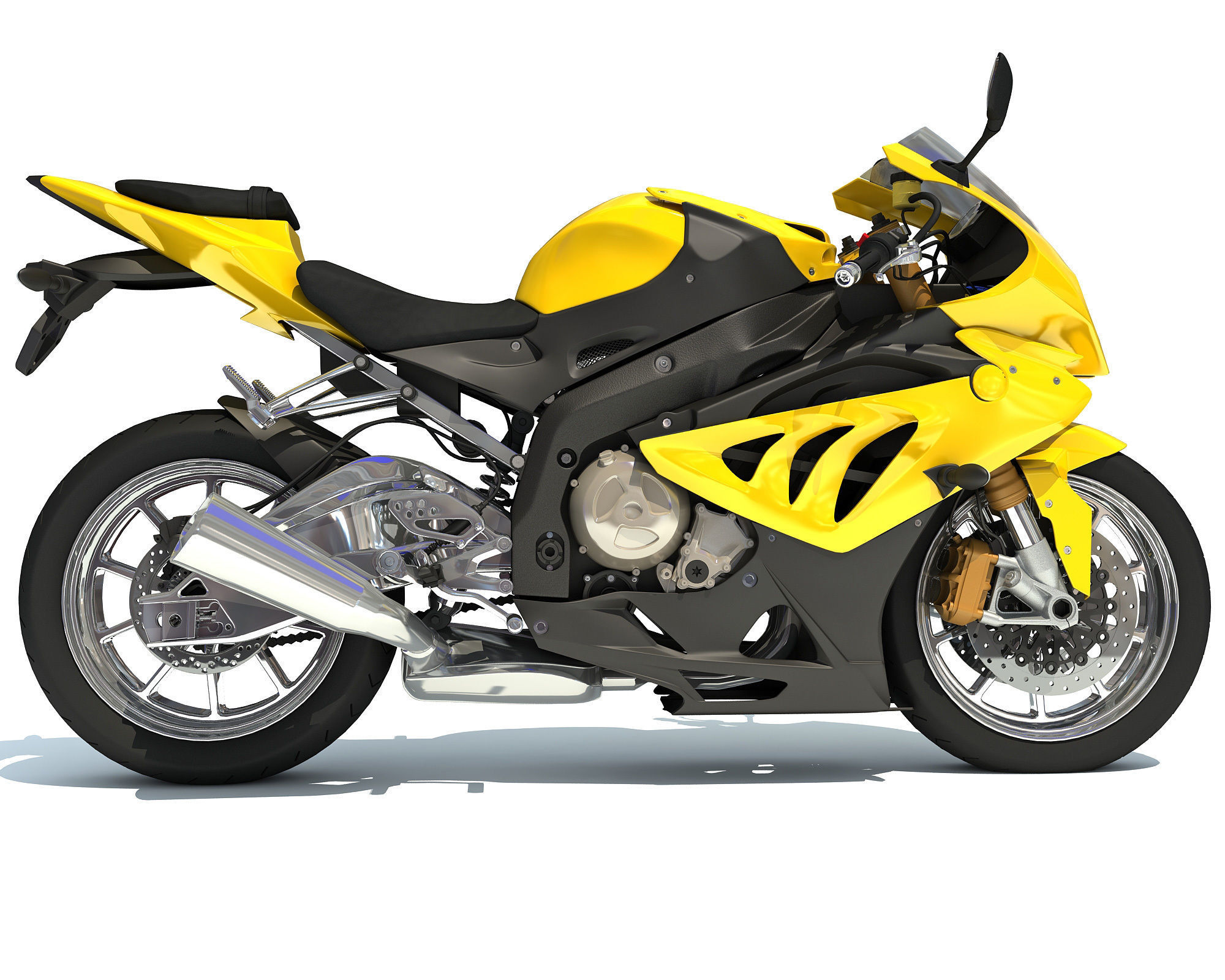 Generic Sport Bike 3D model | CGTrader