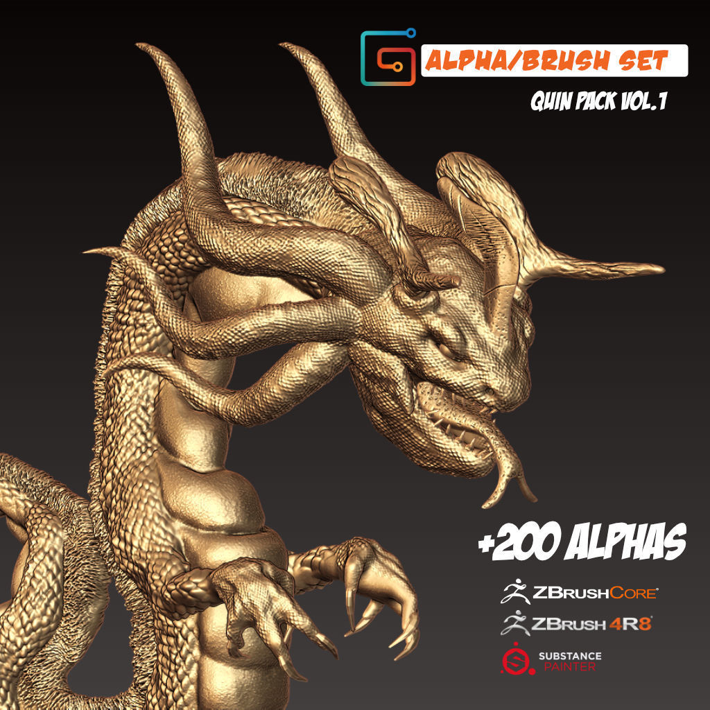 ZBrushCore Brushes and Alphas Texture | CGTrader