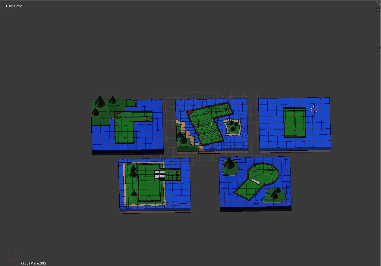 3D model mini golf VR / AR / low-poly | CGTrader