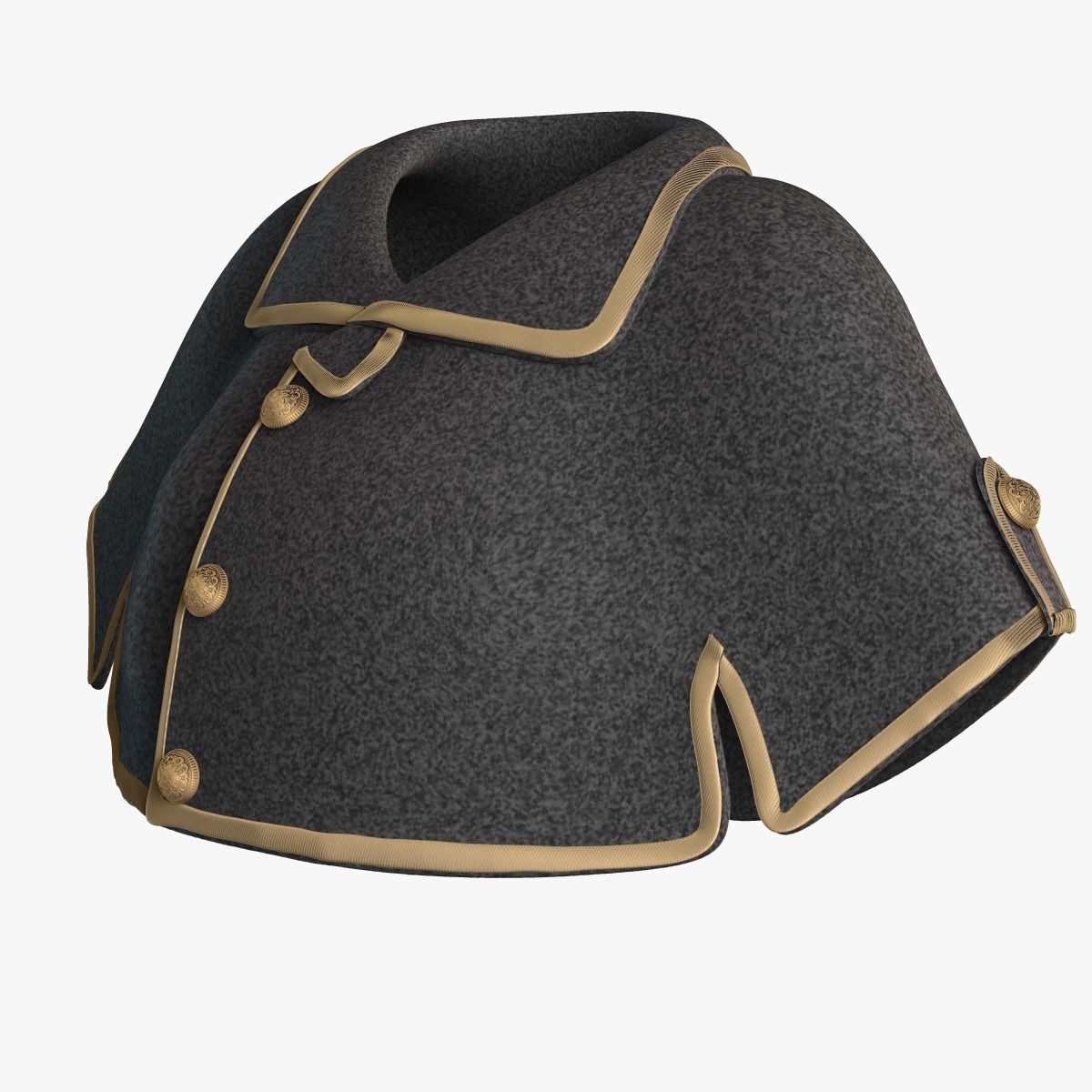 Shoulder Cape Female free 3D model | CGTrader