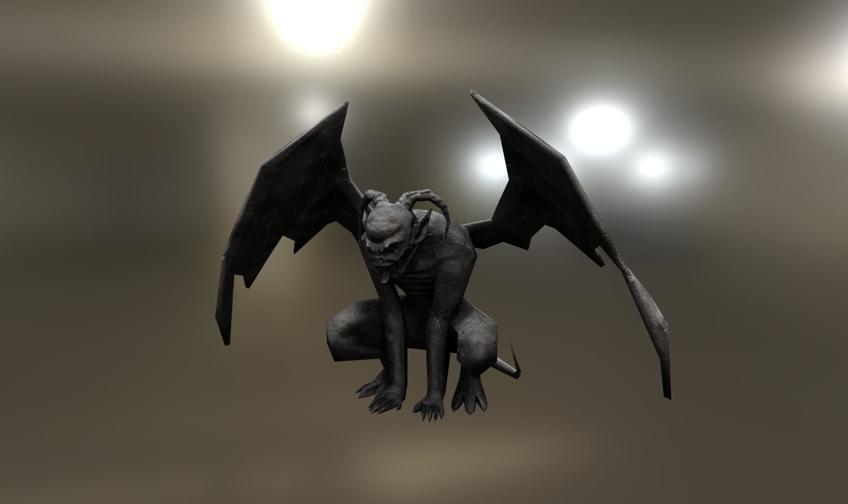 3D model Gargoyle Lowpoly Gameready VR / AR / low-poly | CGTrader