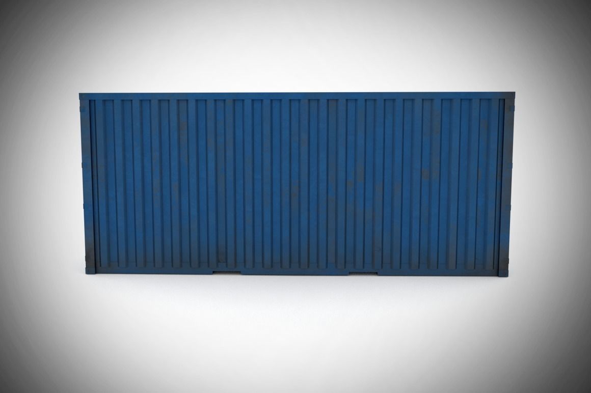 Container 20ft free VR / AR / low-poly 3D model | CGTrader