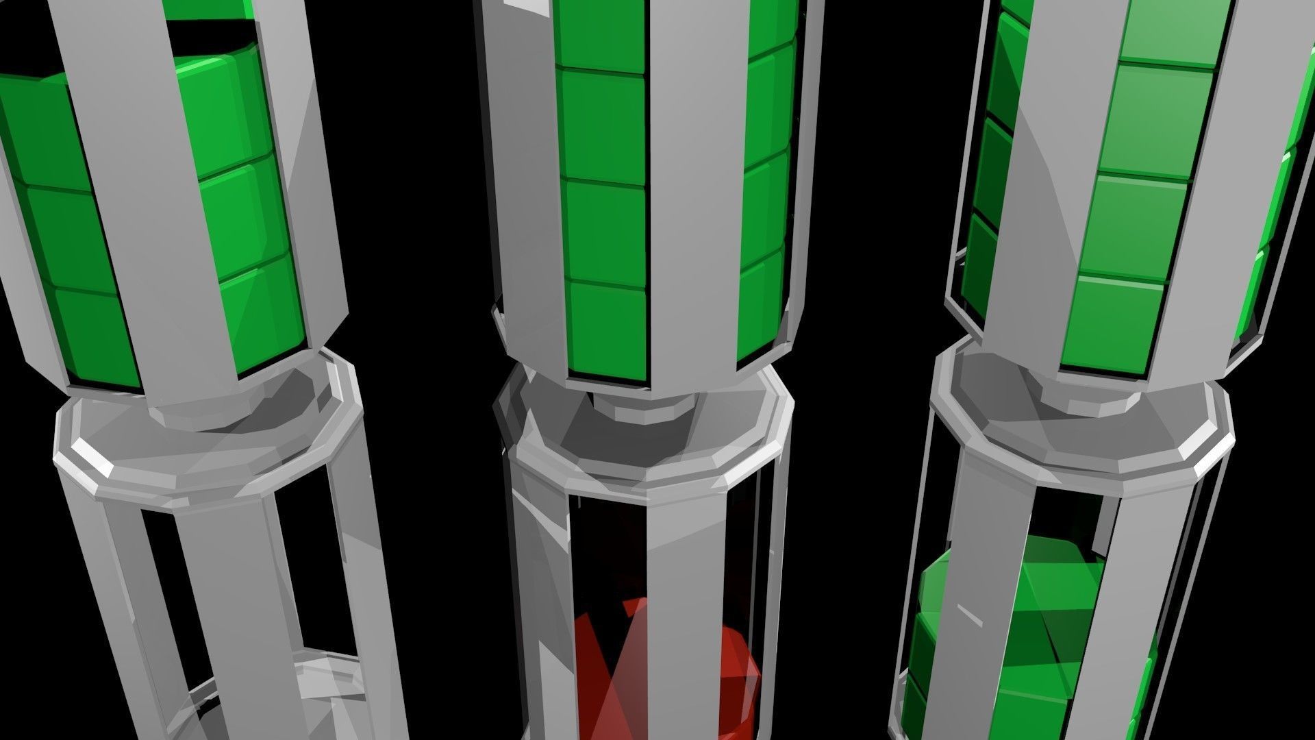 3D model Low poly battery symbols VR / AR / low-poly | CGTrader