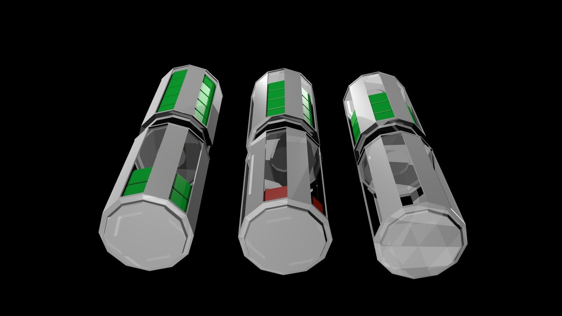 3D model Low poly battery symbols VR / AR / low-poly | CGTrader