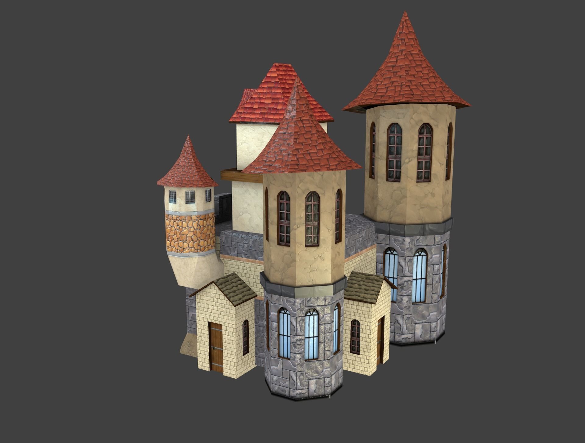 collapsible castle 3D model | CGTrader